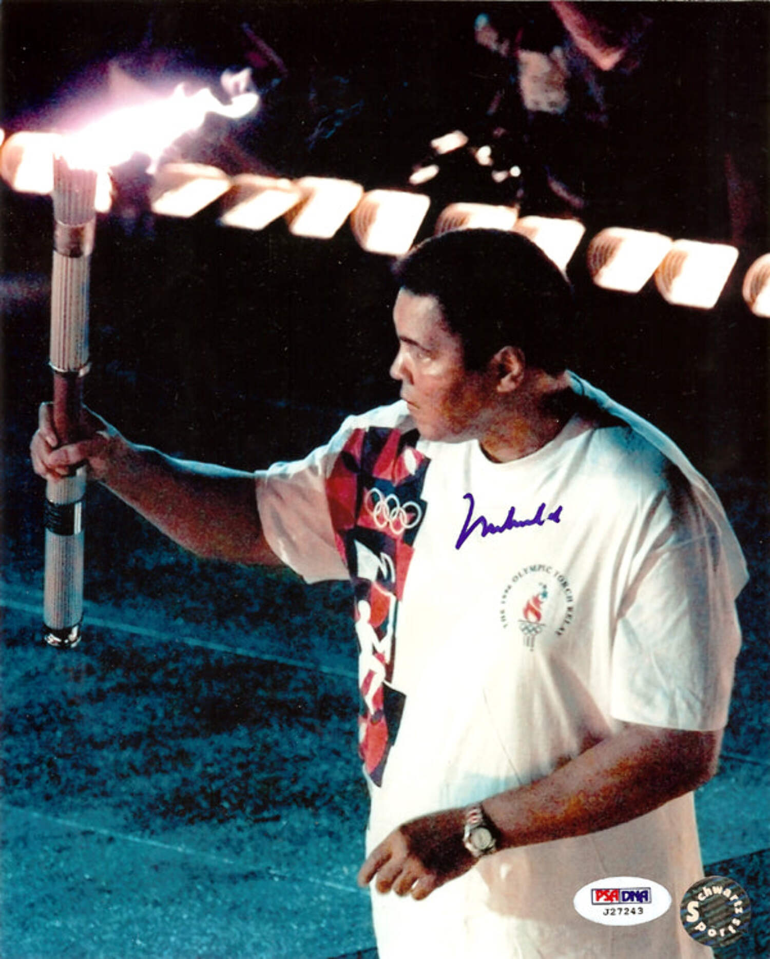 Muhammad Ali Autographed 8x10 Photo PSA/DNA #J27243 - Walmart.com