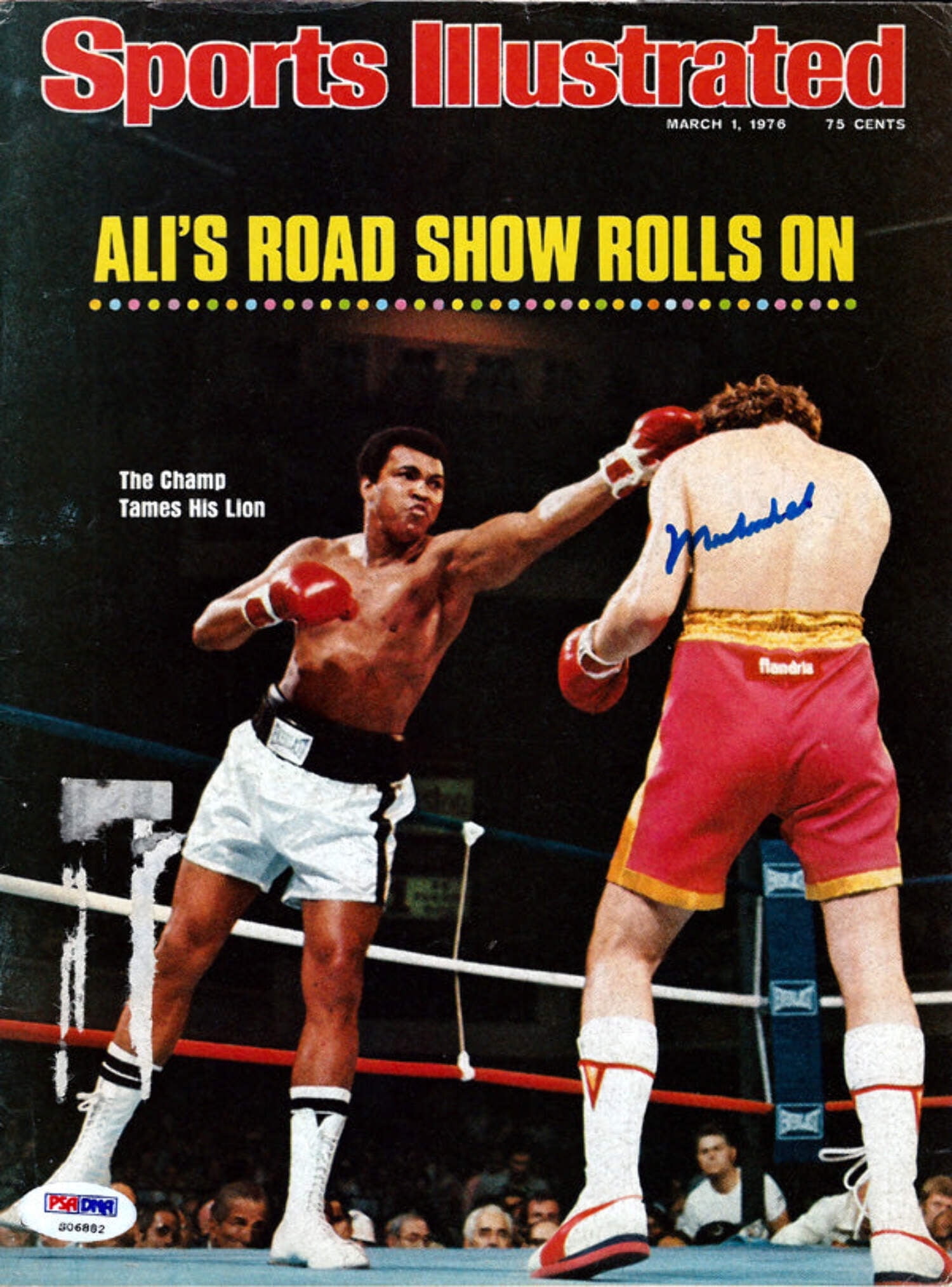 Muhammad Ali Autographed Sports Illustrated Magazine PSA/DNA #S06882 ...