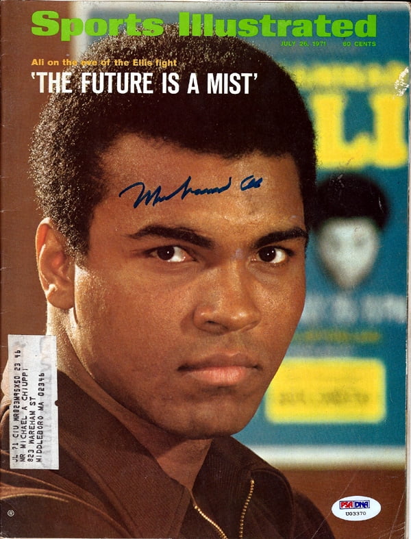 Muhammad Ali Autographed Sports Illustrated Magazine PSA/DNA #U03370 ...