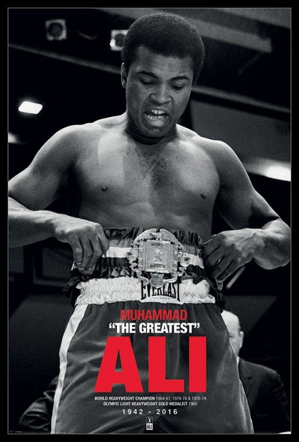 Muhammad Ali Belt poster Laminated & Framed Poster (36 x 24) - Walmart.com