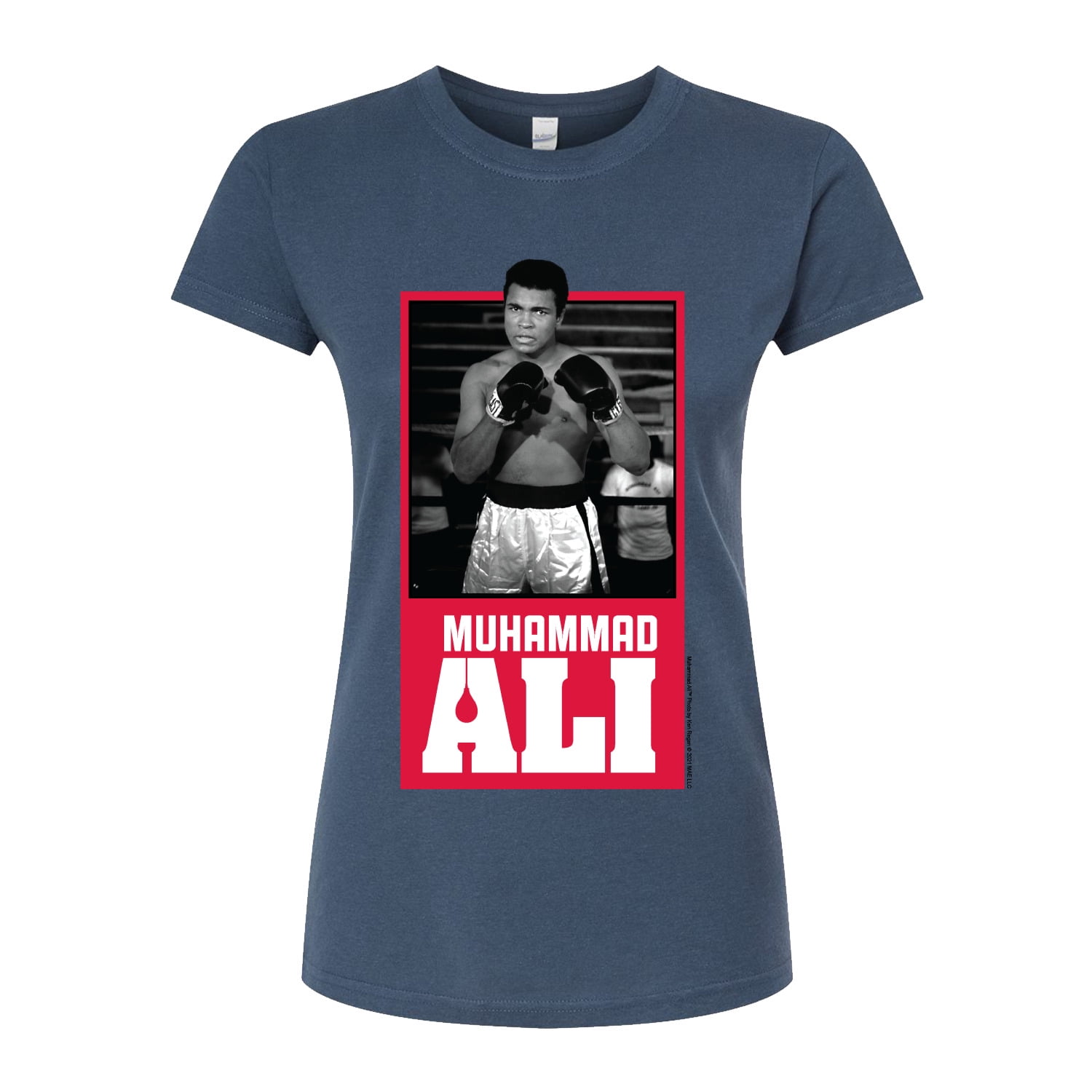 Muhammad Ali - Boxing Legend - Float Like a Butterfly - Juniors Fitted ...