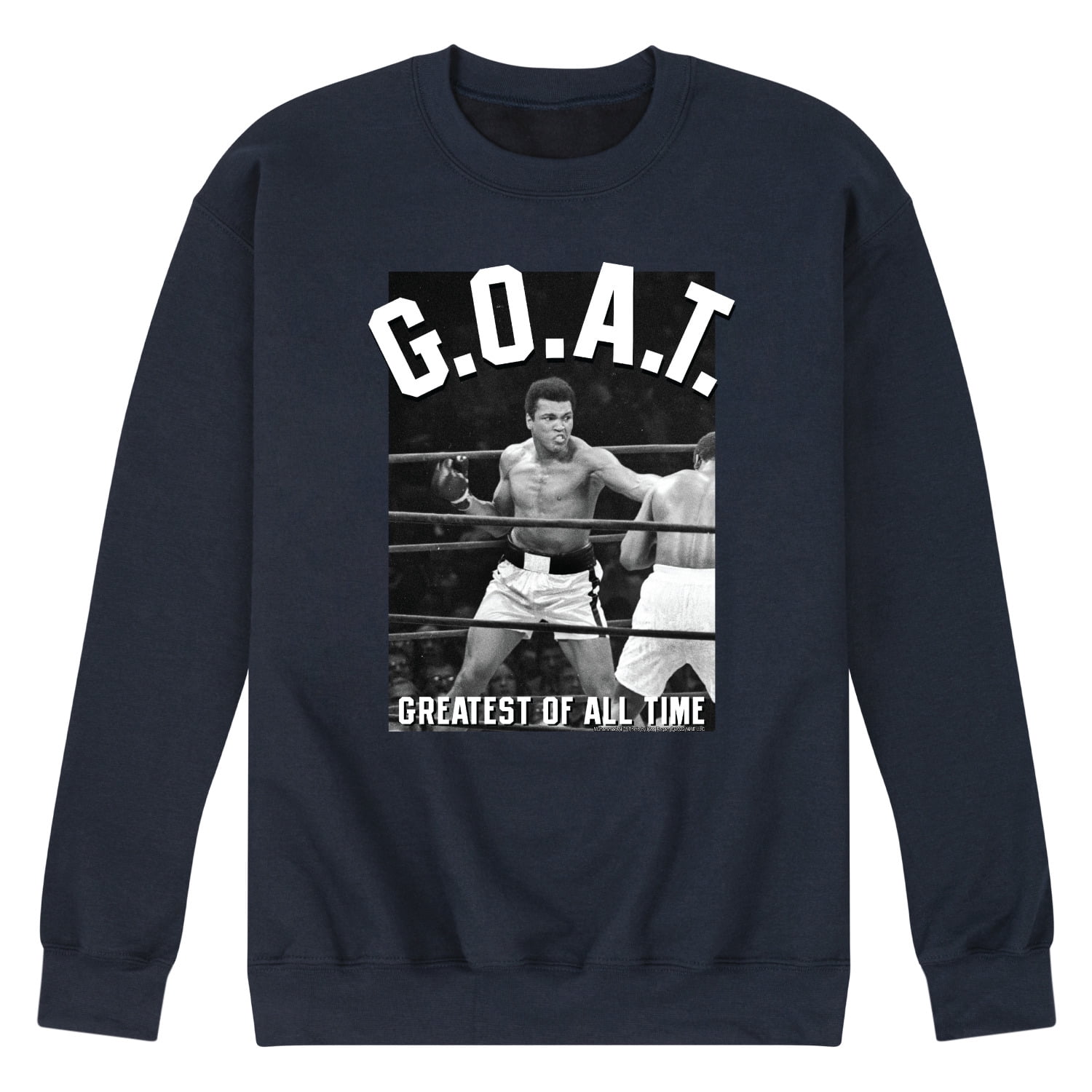 Muhammad Ali - Boxing Legend - G.O.A.T - Men's Crew Neck Fleece ...