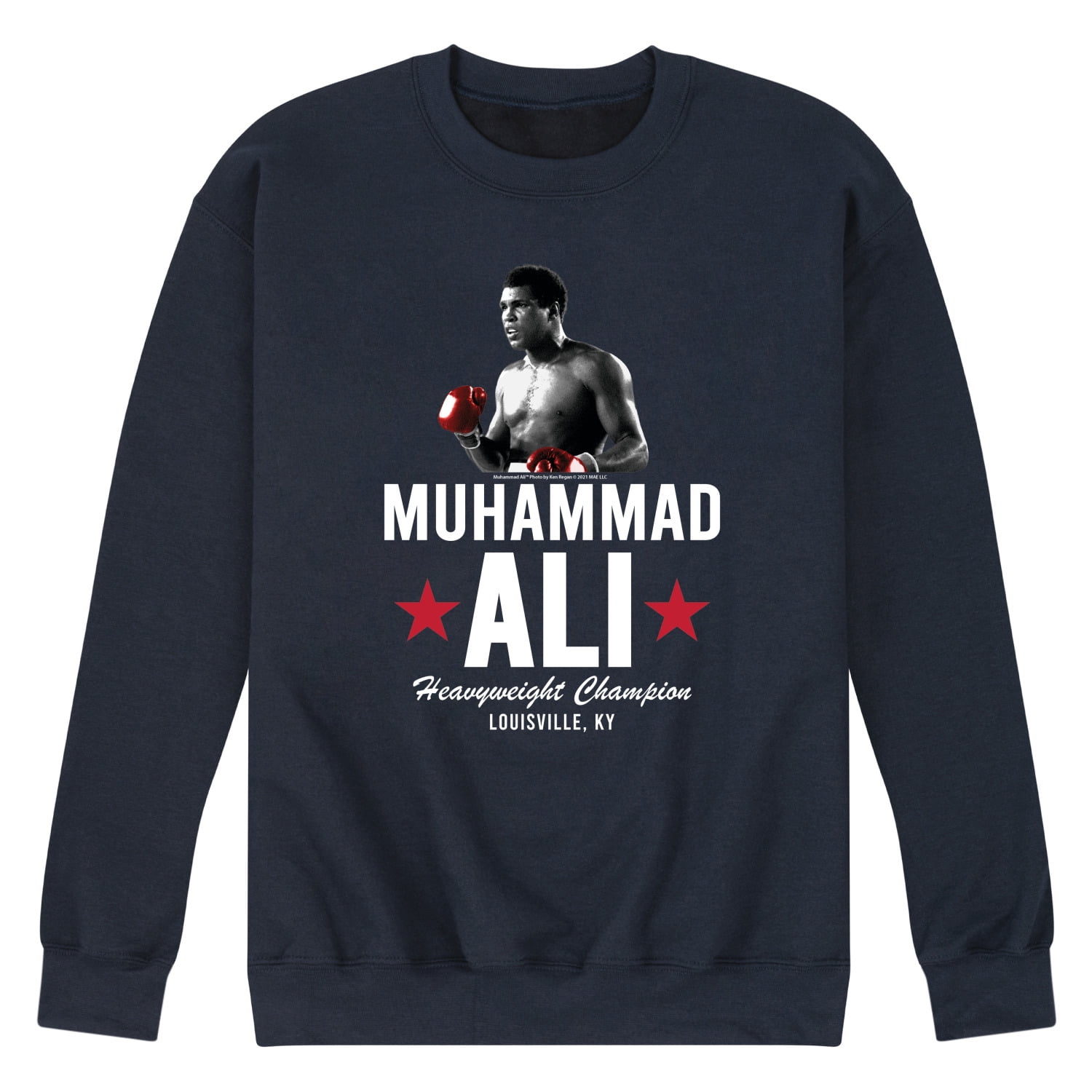 Muhammad Ali - Boxing Legend - Heavyweight Champion, KY - Men's Crew Neck Fleece Pullover ...