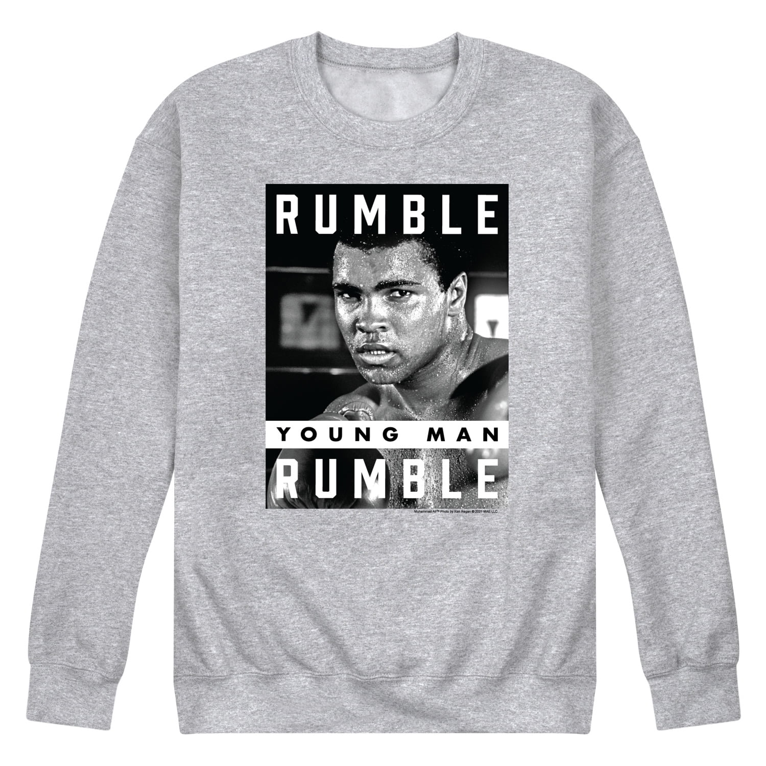 Muhammad Ali - Boxing Legend - Rumble Young Man Rumble - Men's Crew ...