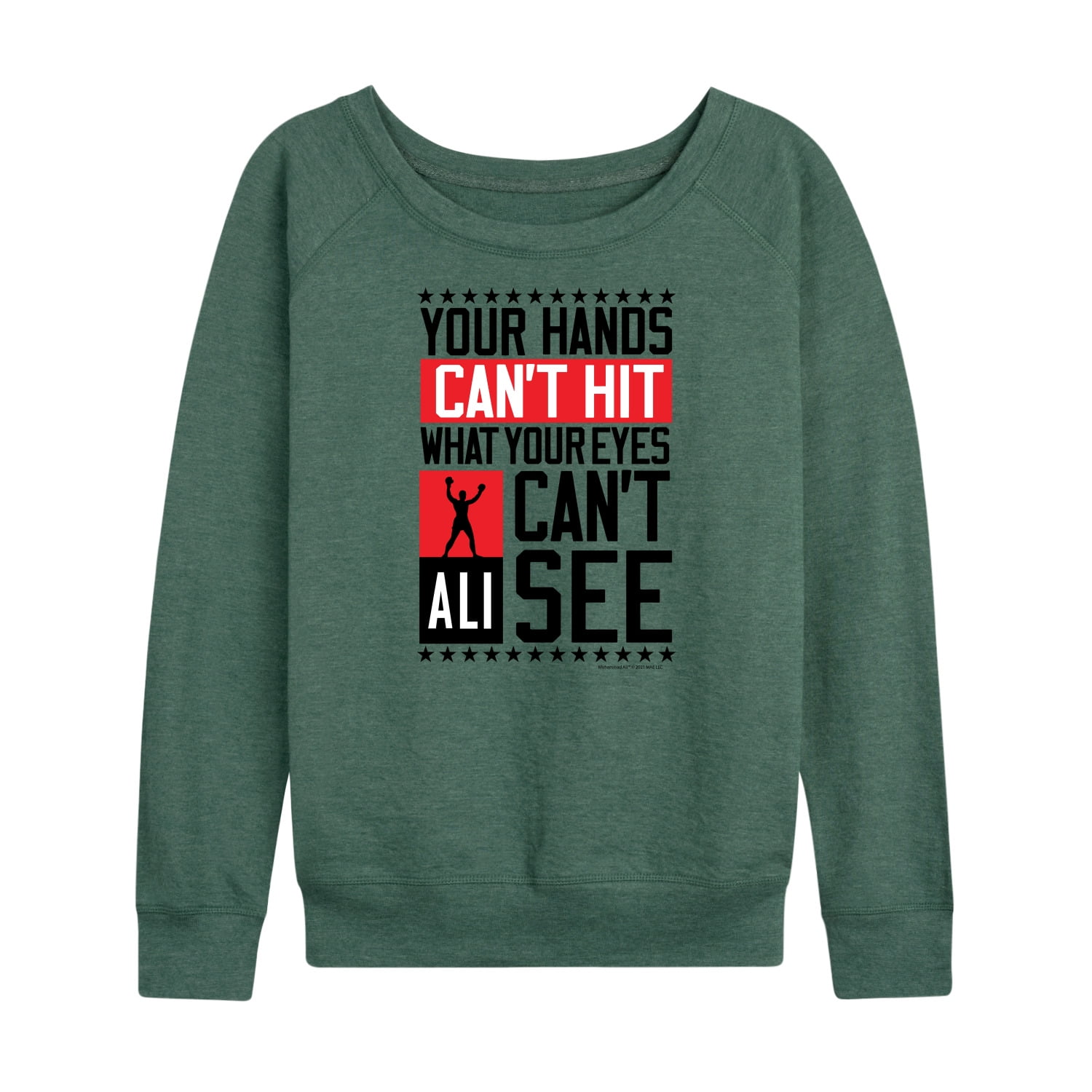 Muhammad Ali - Boxing Legend - Your Hands Can't Hit - Women's ...