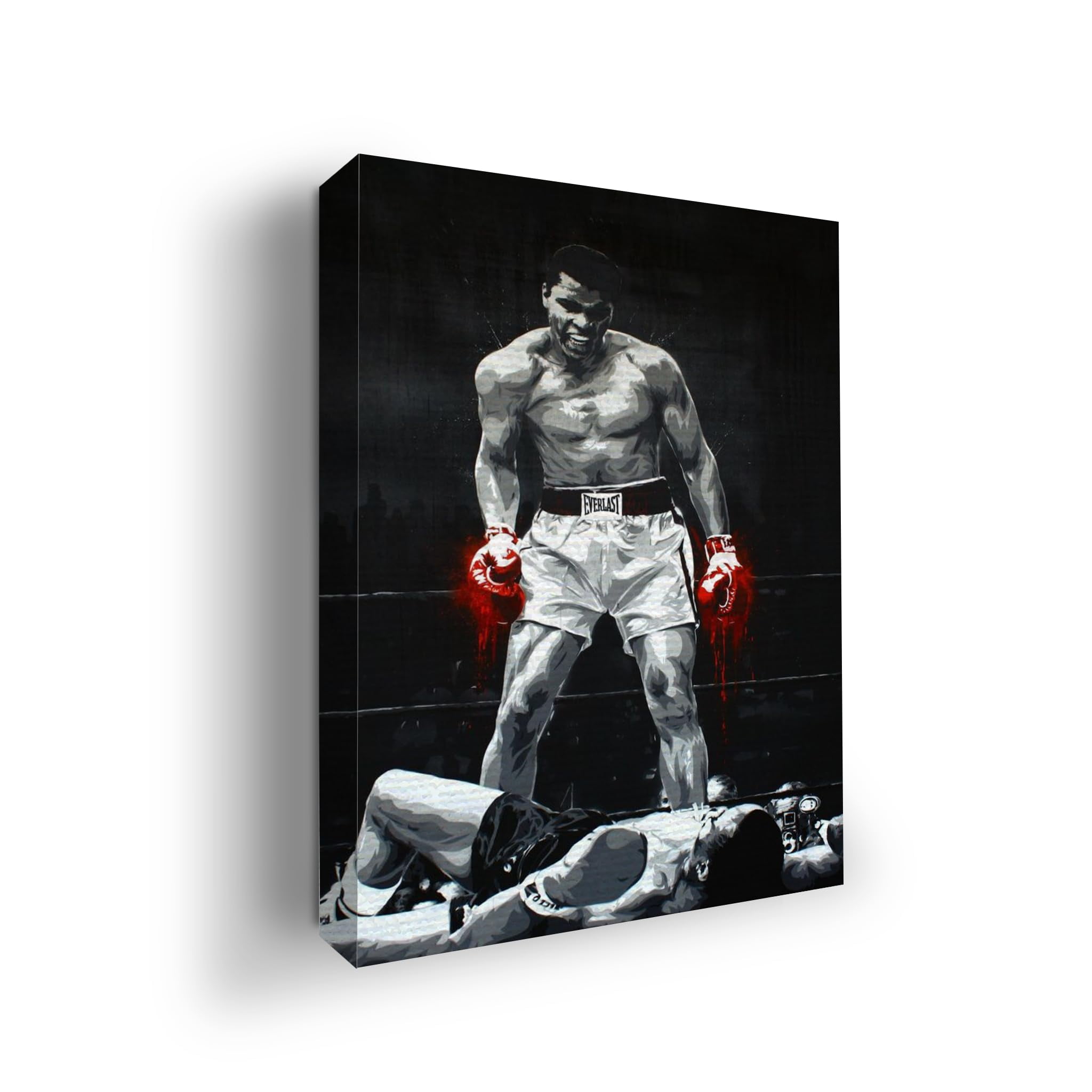 Muhammad Ali Canvas Wall Art by DreamController- 12x16 inches Boxing ...