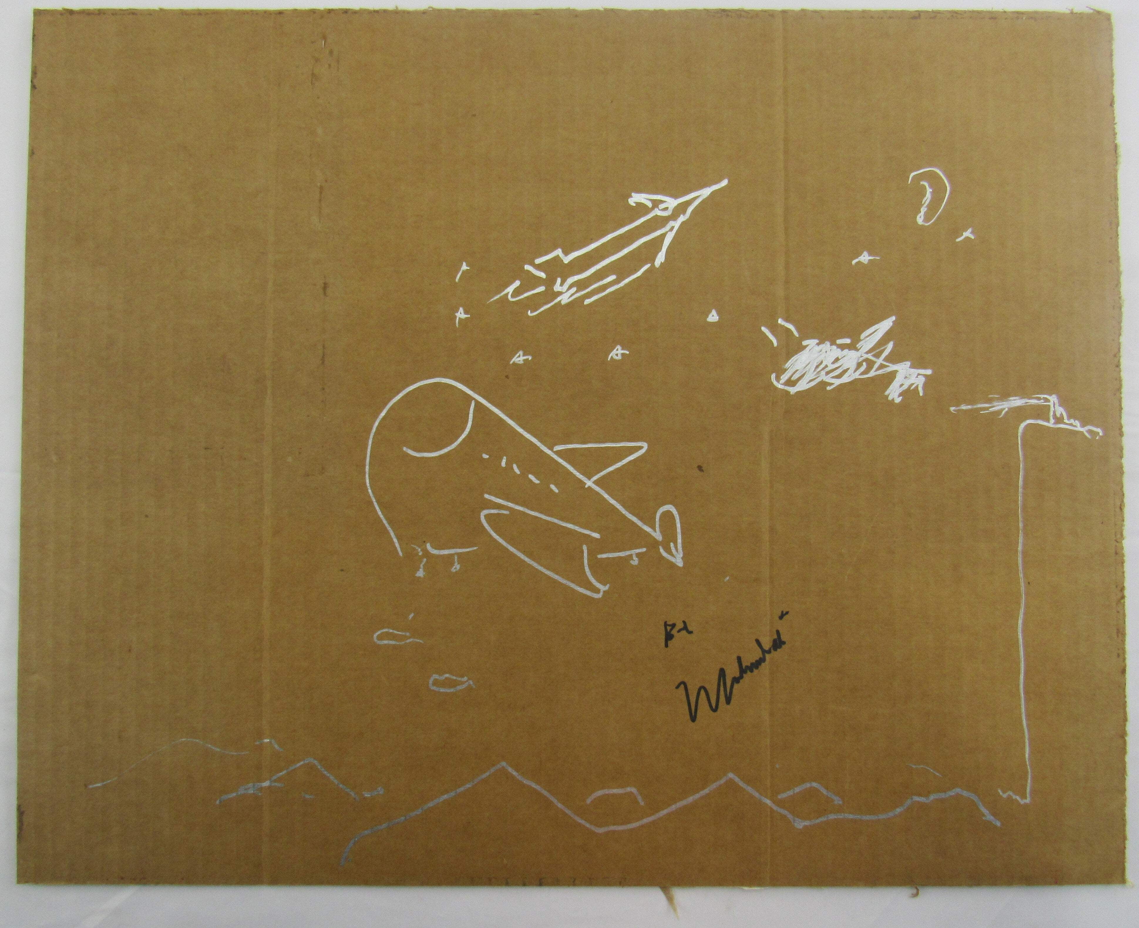 Muhammad Ali Drawings Signed Auto Autograph Cardboard Slab JSA XX2403 ...