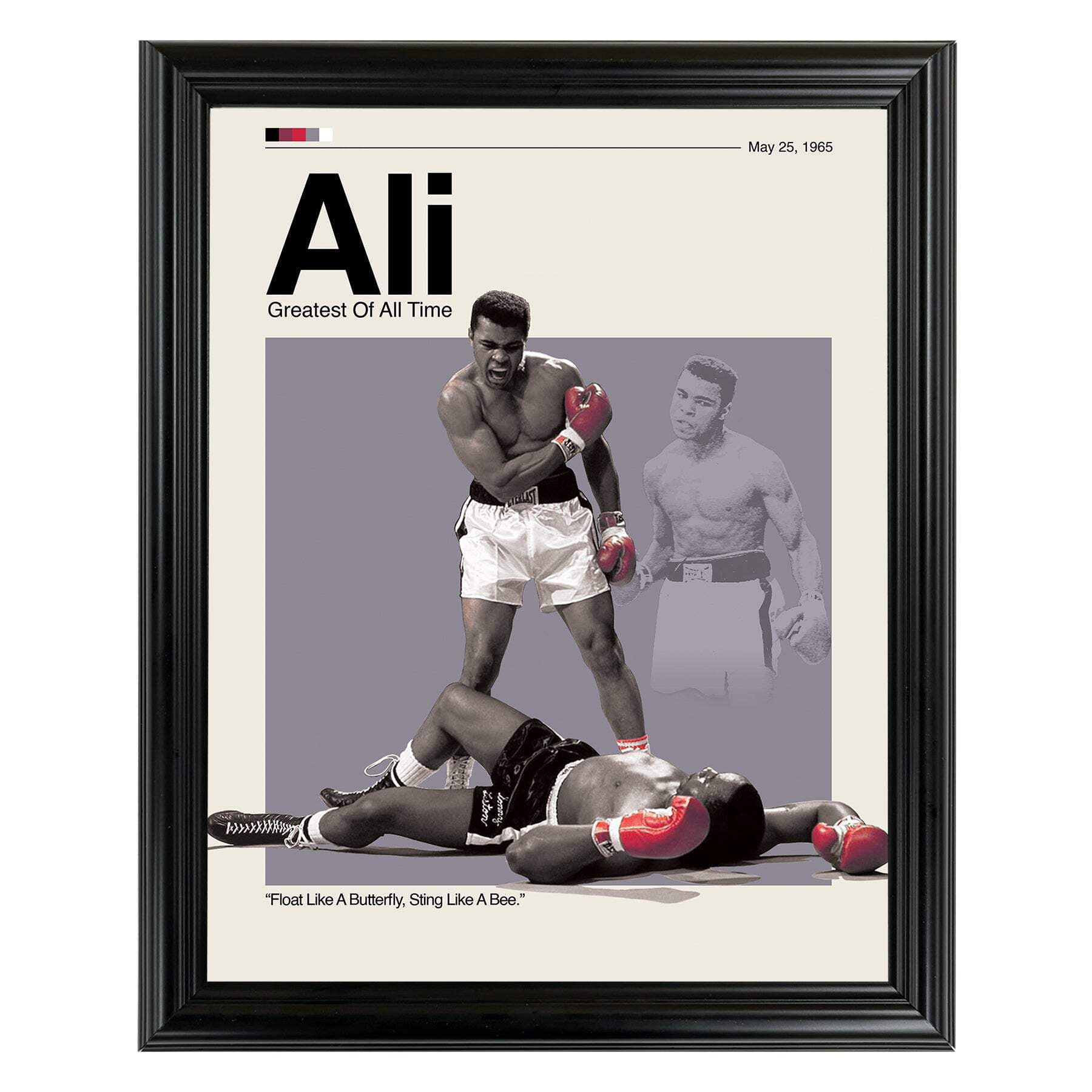 Muhammad Ali Framed Sports Art Photo by Thomas Maxwell - Walmart.com