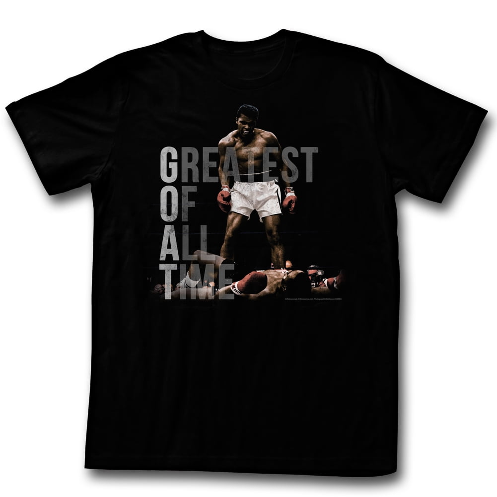 Muhammad Ali Greatest Of All Time Black Adult T-Shirt - Walmart.com