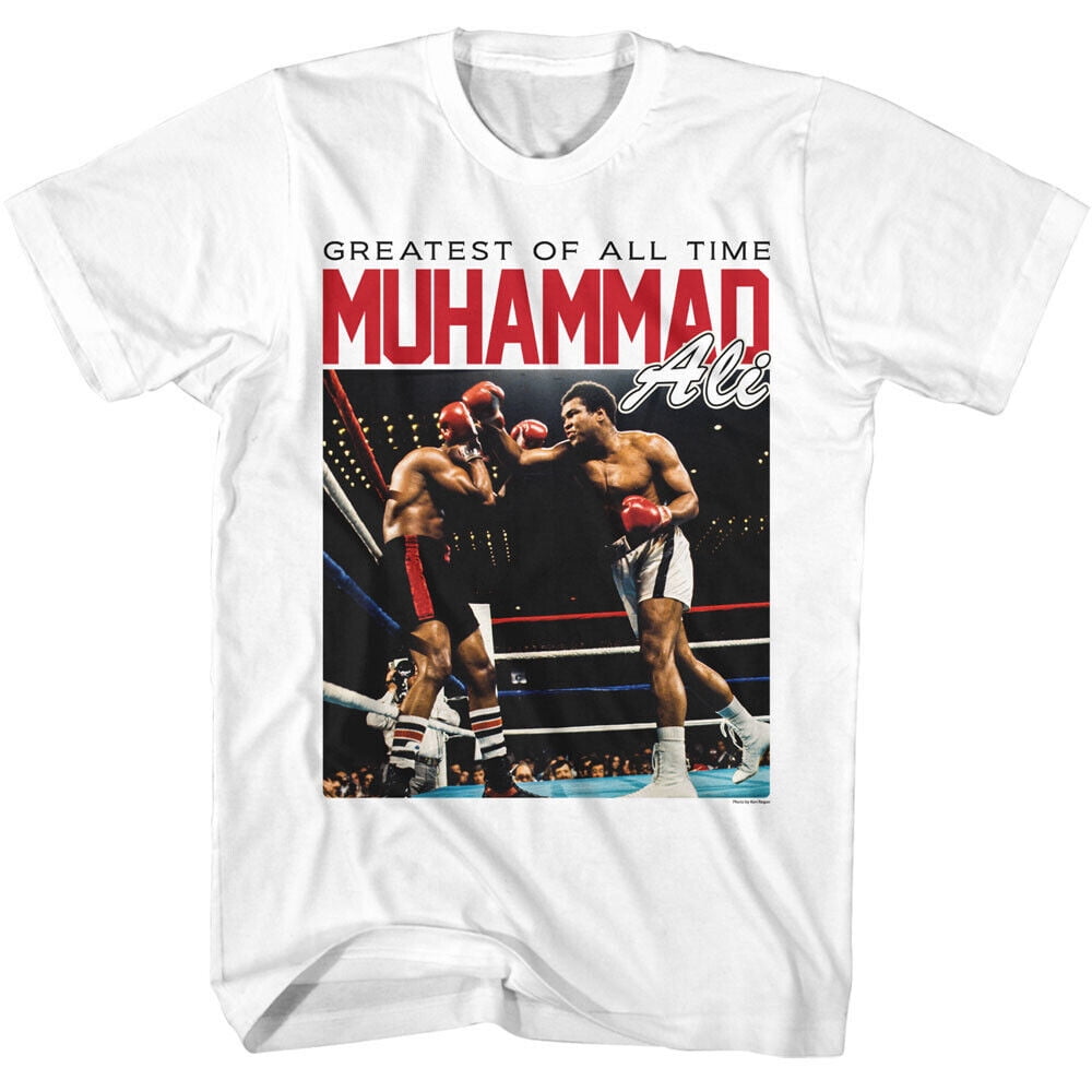 Muhammad Ali Greatest Of All Time Throwing Down In The Ring Men's T ...