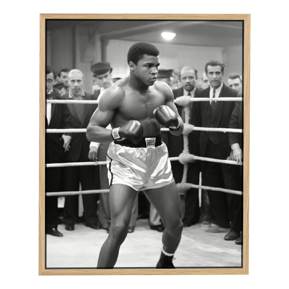 Muhammad Ali-"I'm So Fast"-Motivational Quotes Wall Art Vintage Boxing ...