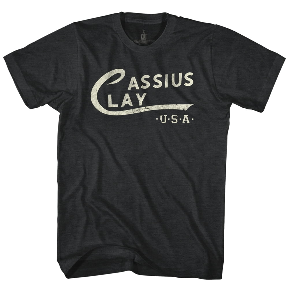 Muhammad Ali Icons Cassius Clay Logo Adult Short Sleeve T Shirt ...