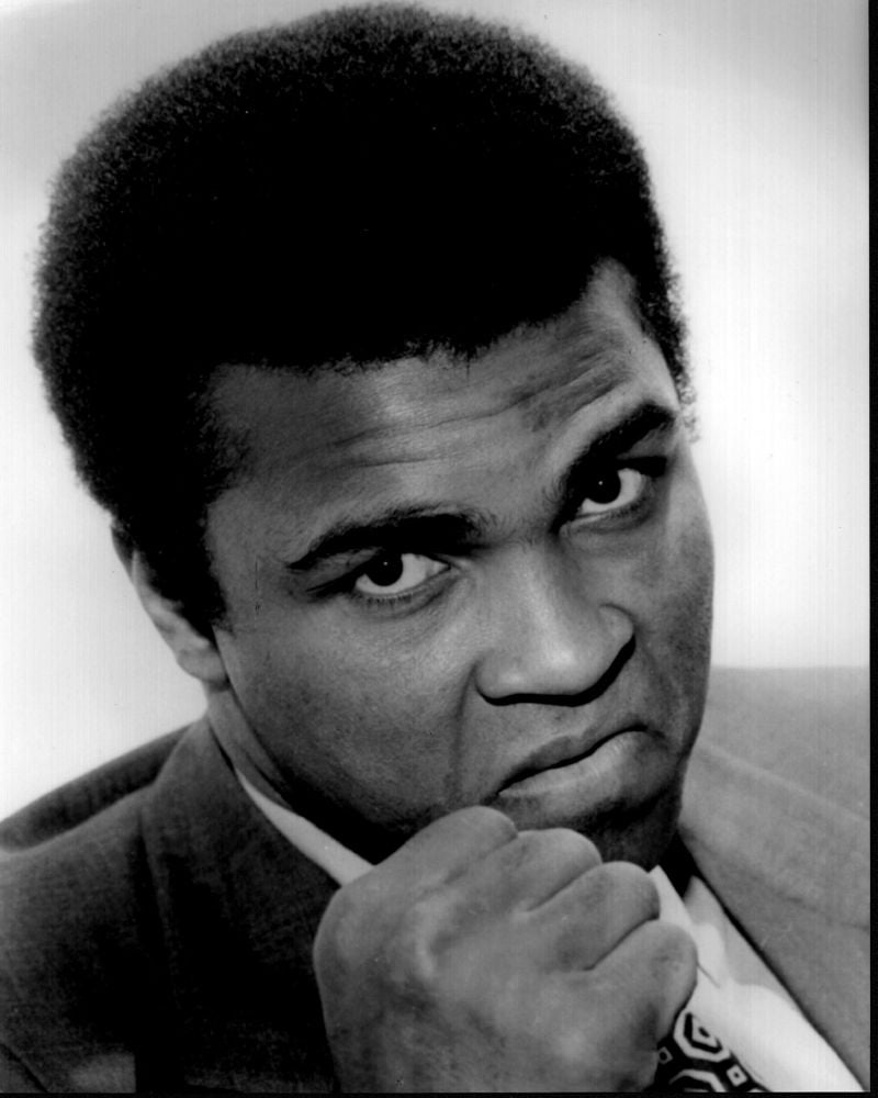 Muhammad Ali In Suit With Fist Up Black And White Photo Print (8 x 10 ...