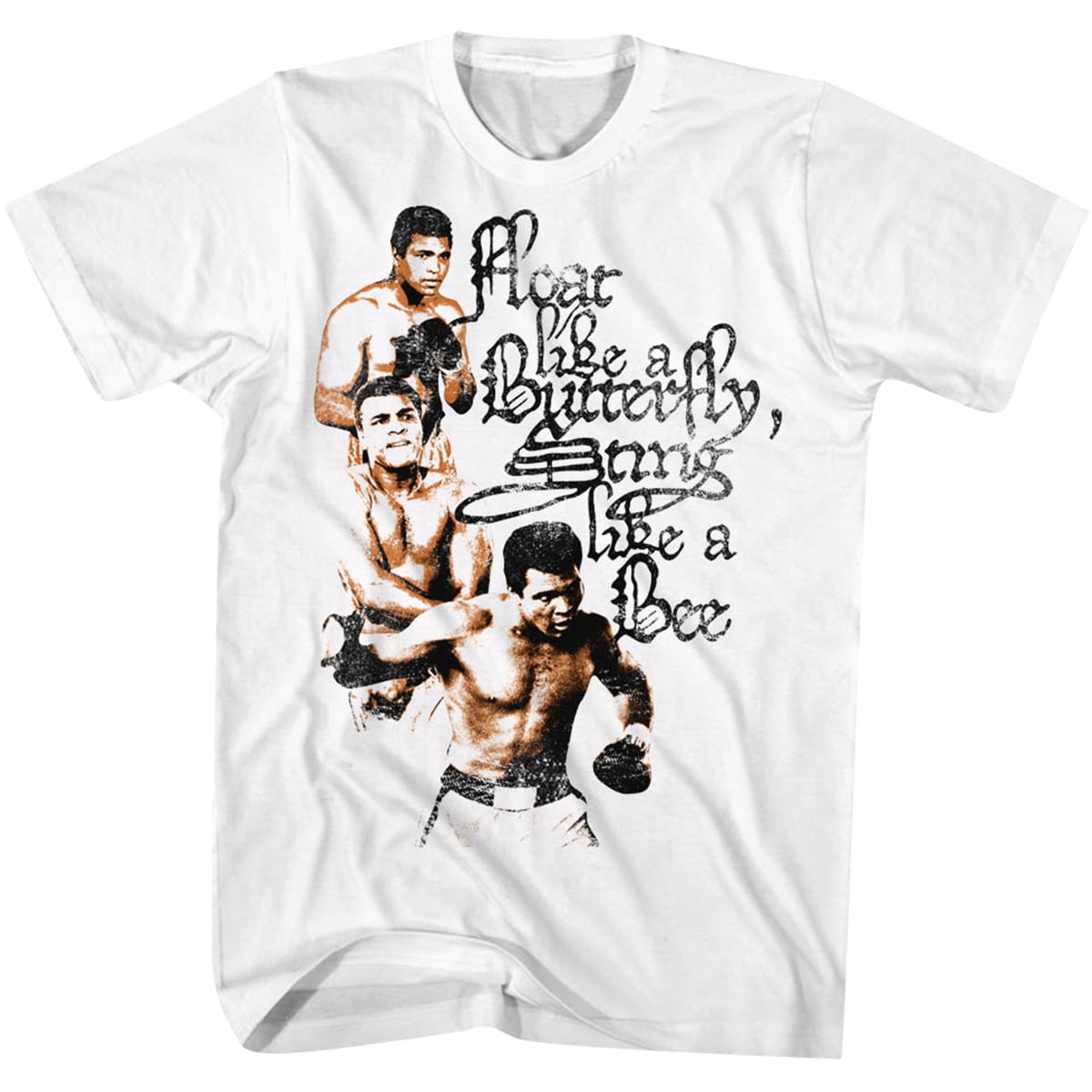 Muhammad Ali Men's 3 Poses Slim Fit T-shirt White - Walmart.com
