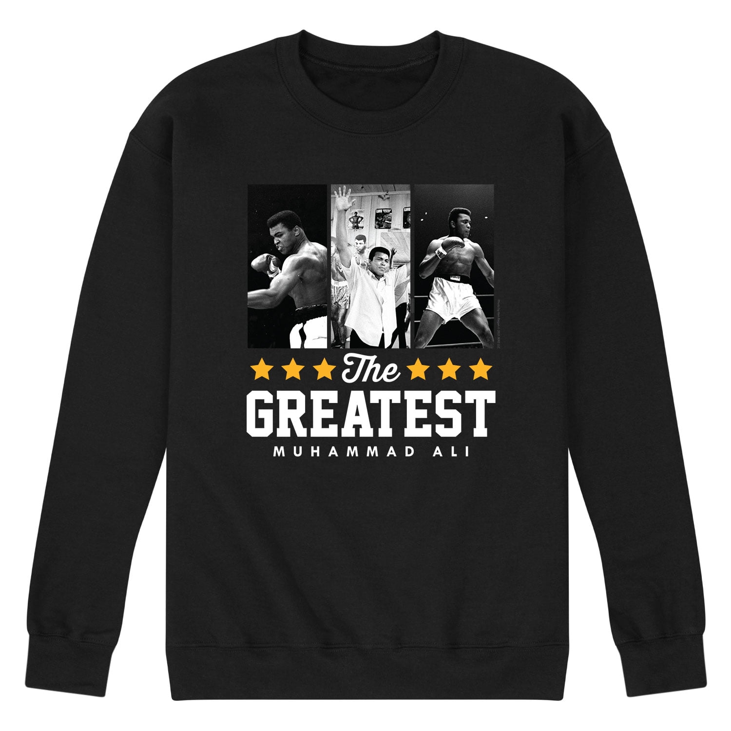 Muhammad Ali - Men's Crew Neck Fleece Pullover - Walmart.com