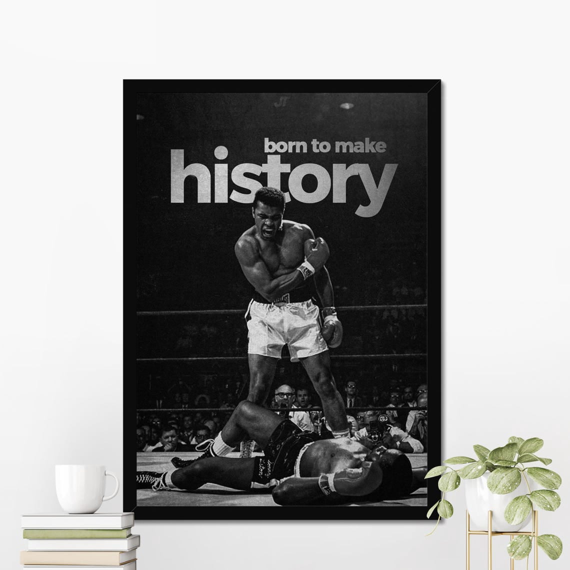 Muhammad Ali Motivational, Inspirational Wall Art, Home Gym Decor ...