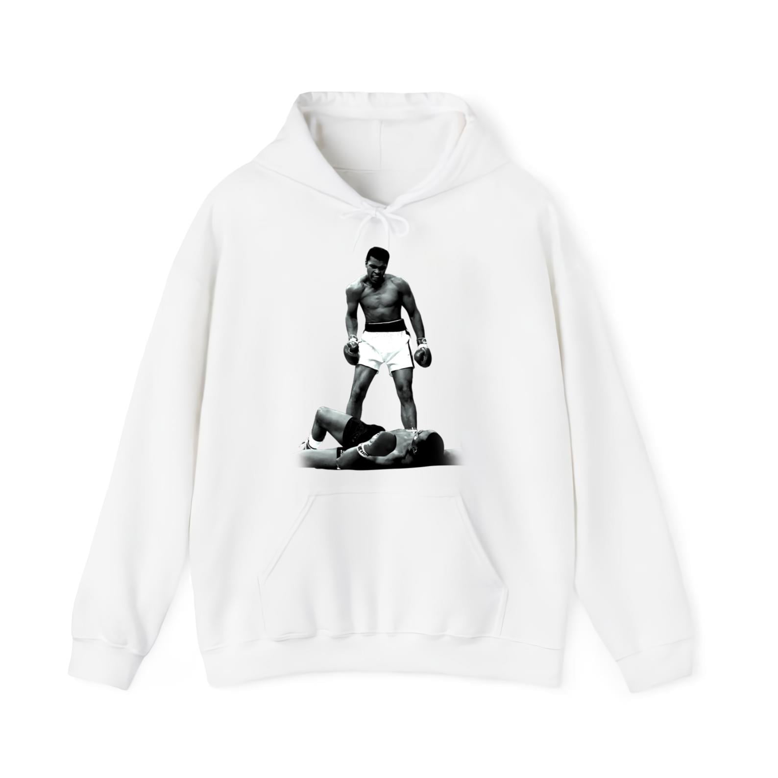 Muhammad Ali Over Liston Black Icon Shirt-TH55394 - Walmart.com