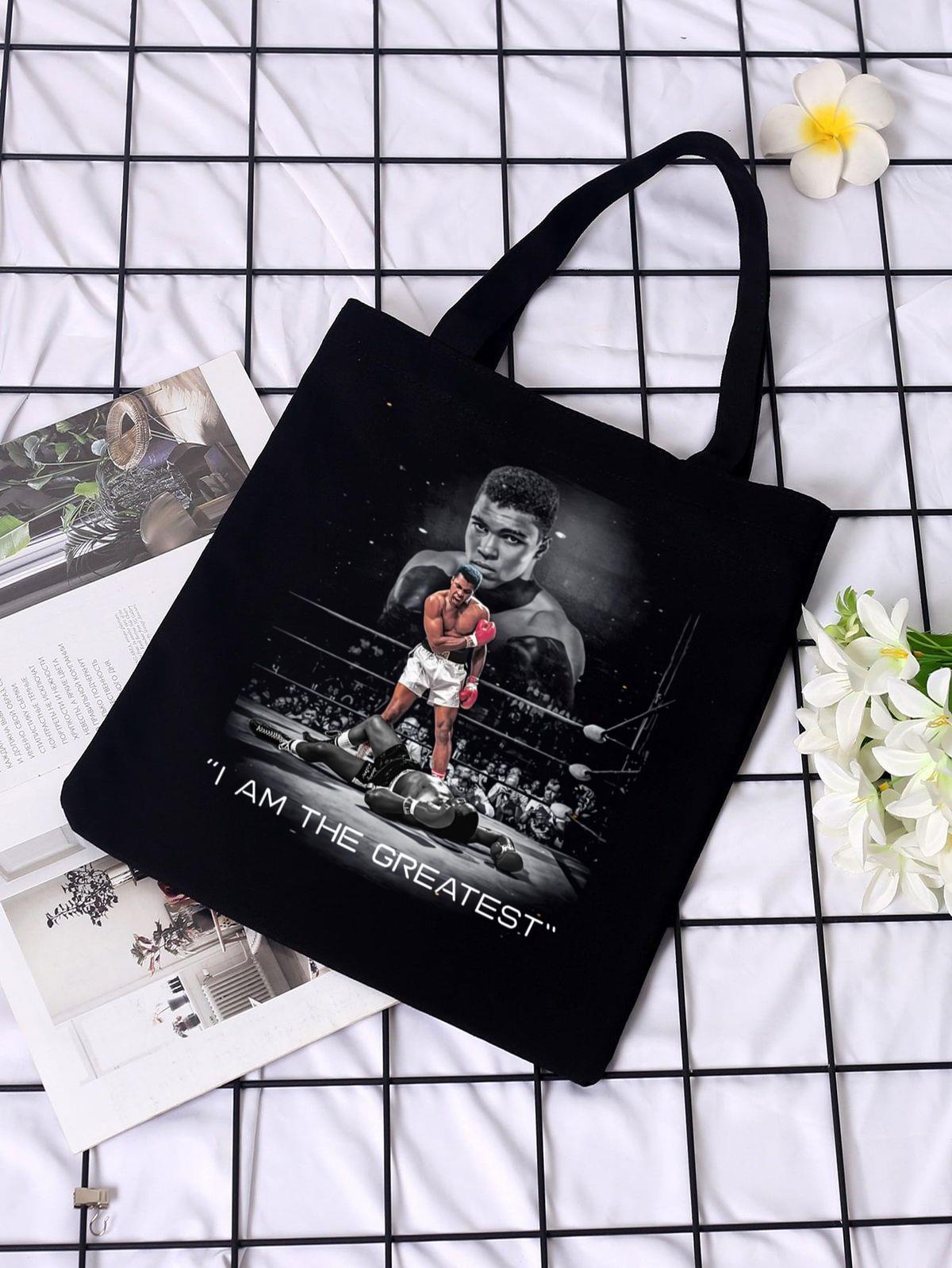Muhammad Ali Over Liston Boxing Bag, Muhammad Ali Bag GOAT Greatest Of ...