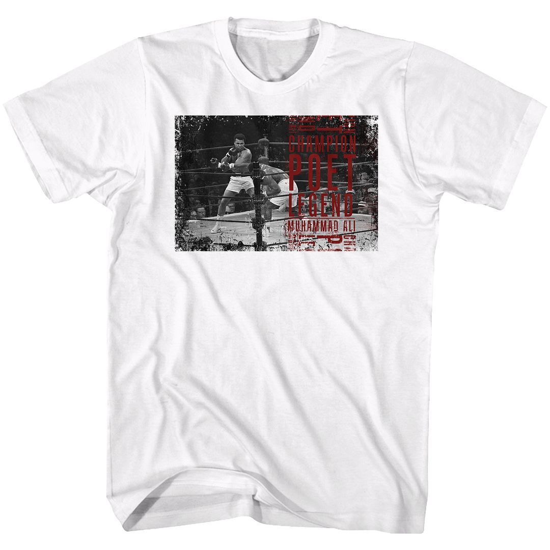 Muhammad Ali Poet White Icon Shirt - Walmart.com