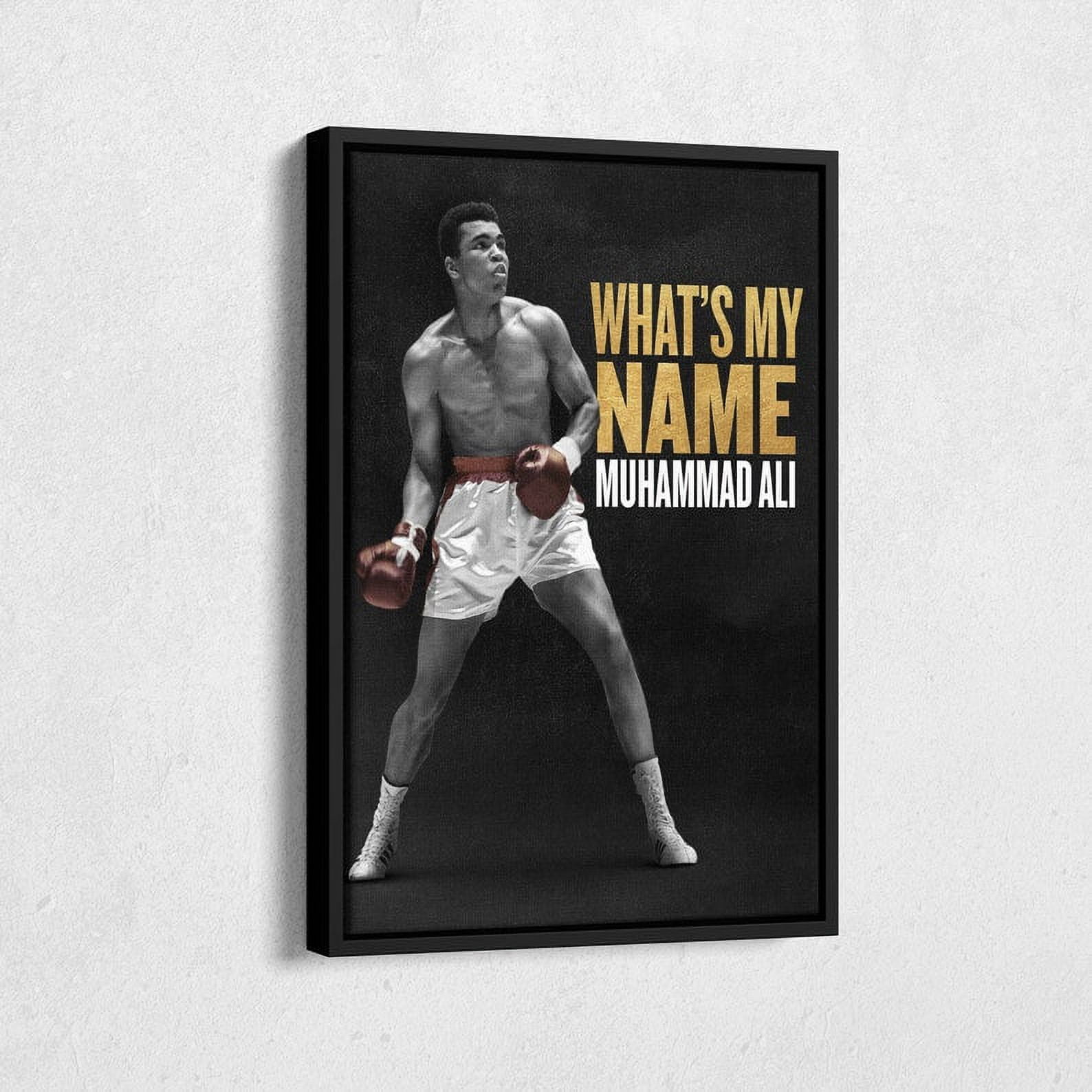 Muhammad Ali Poster What is my name Boxing Poster Wall Art Print Home ...