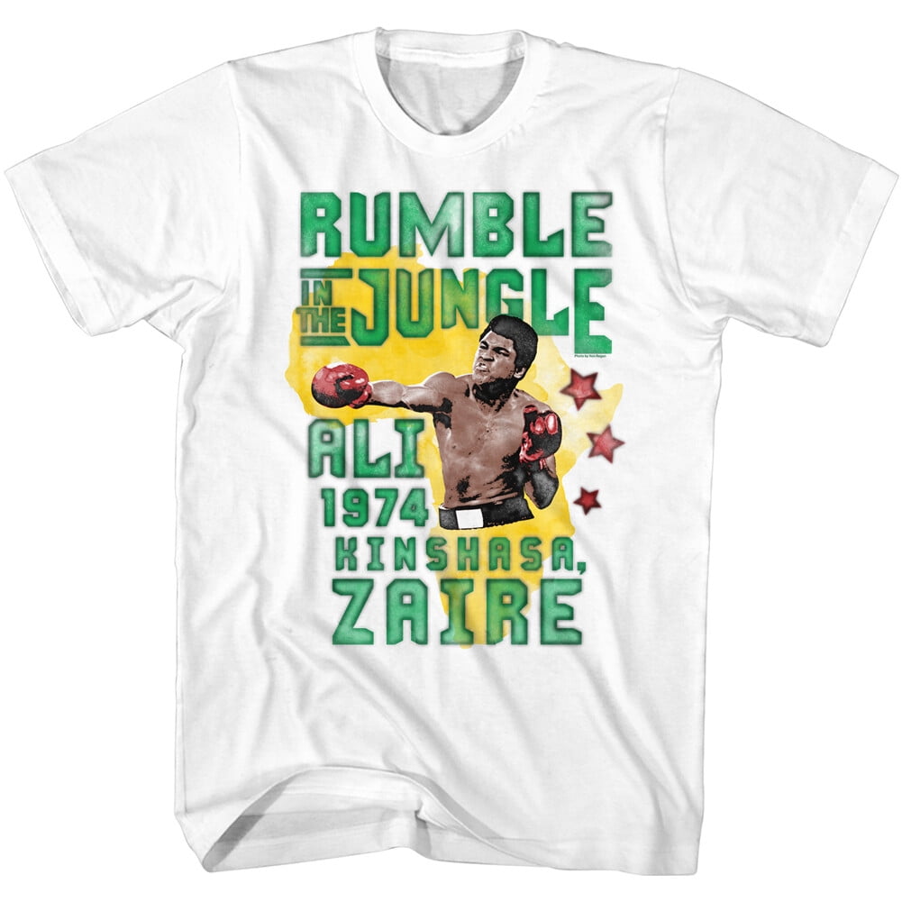 Muhammad Ali Rumble In The Jungle Ali 1974 Kinshasa Zaire Men's T Shirt ...