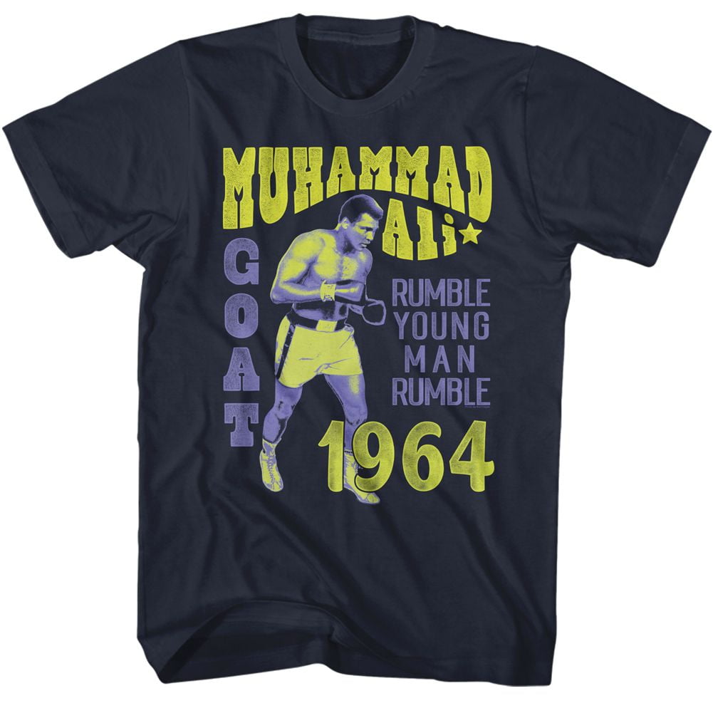 Muhammad Ali Rumble Young Man Rumble Navy T-Shirt - Walmart.com