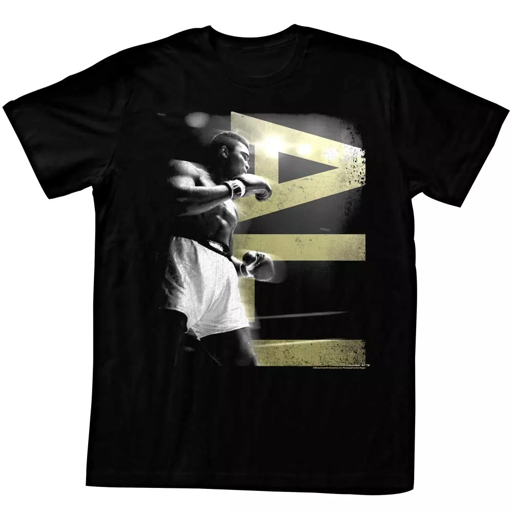 Muhammad Ali Spotlight Fighting Mens T Shirt Boxing Ringside Legend ...