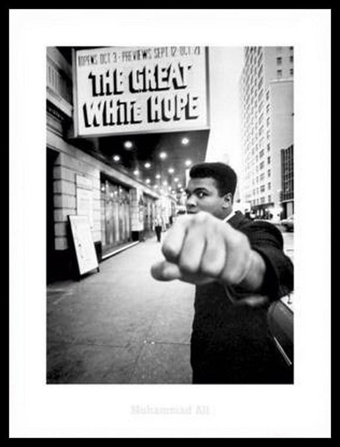 Muhammad Ali - The Great White Laminated & Framed Poster (24 x 32 ...