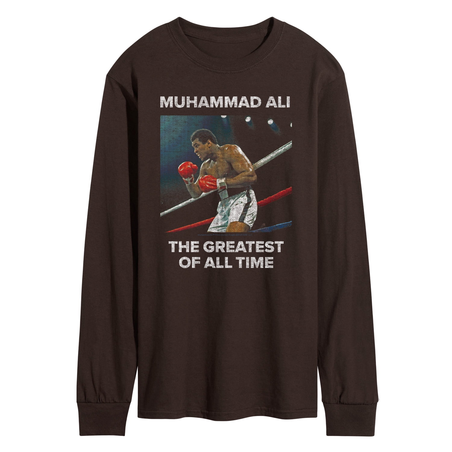 Muhammad Ali - The Greatest Of All Time - Men's Long Sleeve Graphic T ...
