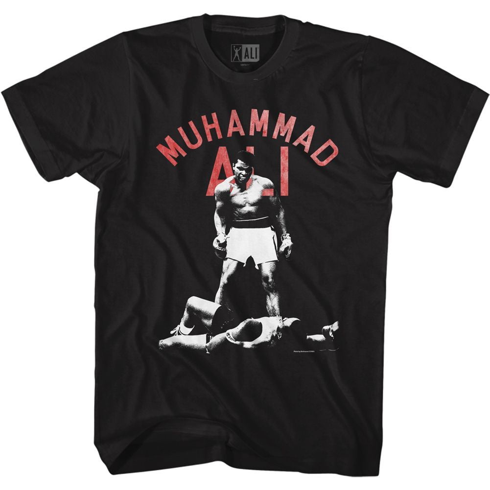 Muhammad Ali Thresh Black Adult T-Shirt - Walmart.com
