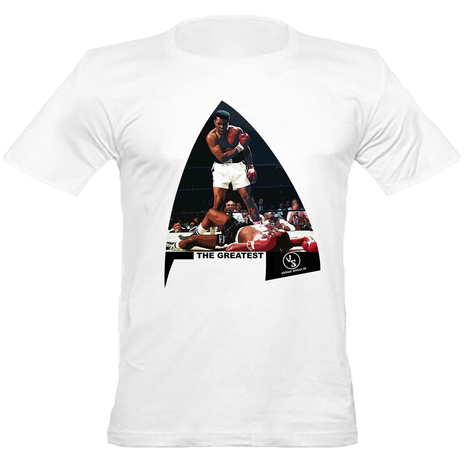 Muhammad Ali Vs Sonny Liston Boxing T-Shirt, Regular Fit, White ...