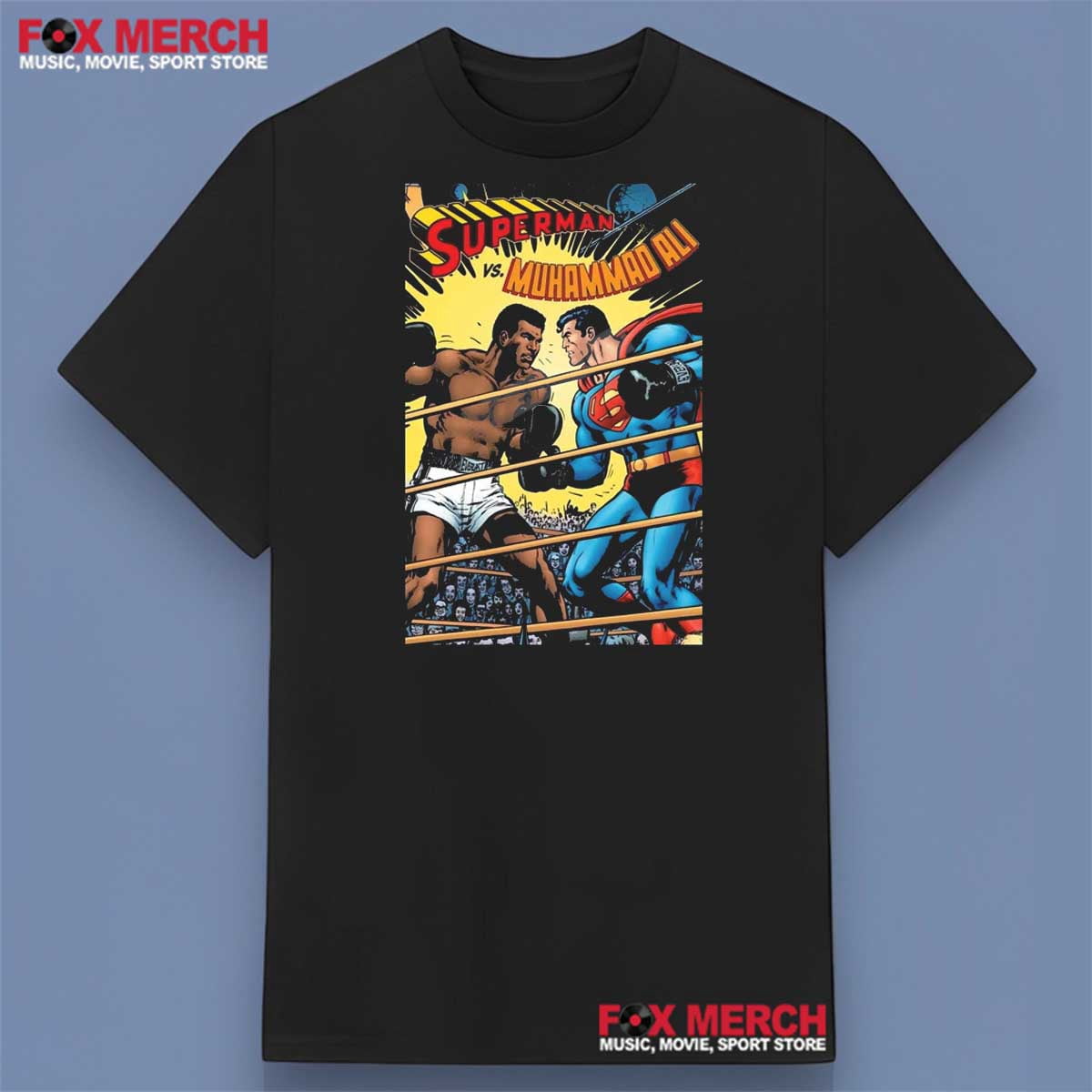 Muhammad Ali vs Superman Shirt ,Black Color,Size 3XL - Walmart.com