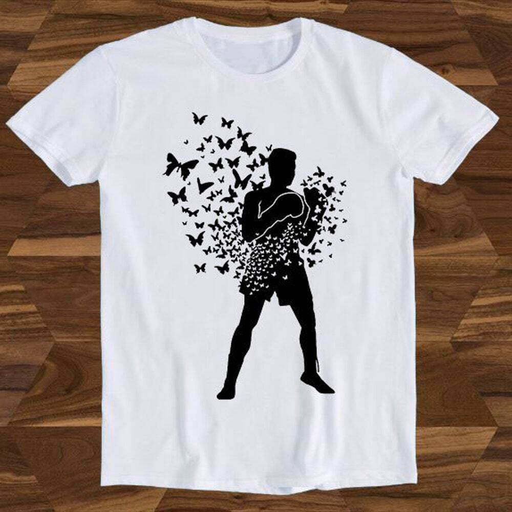 Muhammed Ali Float Like A Butterfly Boxing Box Birthday Design Drawing ...