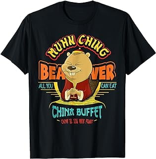 Muhn Ching Beaver All You Can Eat China Buffet Chow T-Shirt - Walmart.com