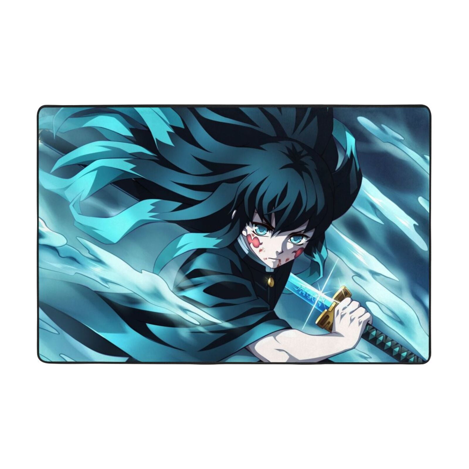 Muichiro Tokito Rug Non-Slip Locking Edge Carpet Thickened Large Size ...