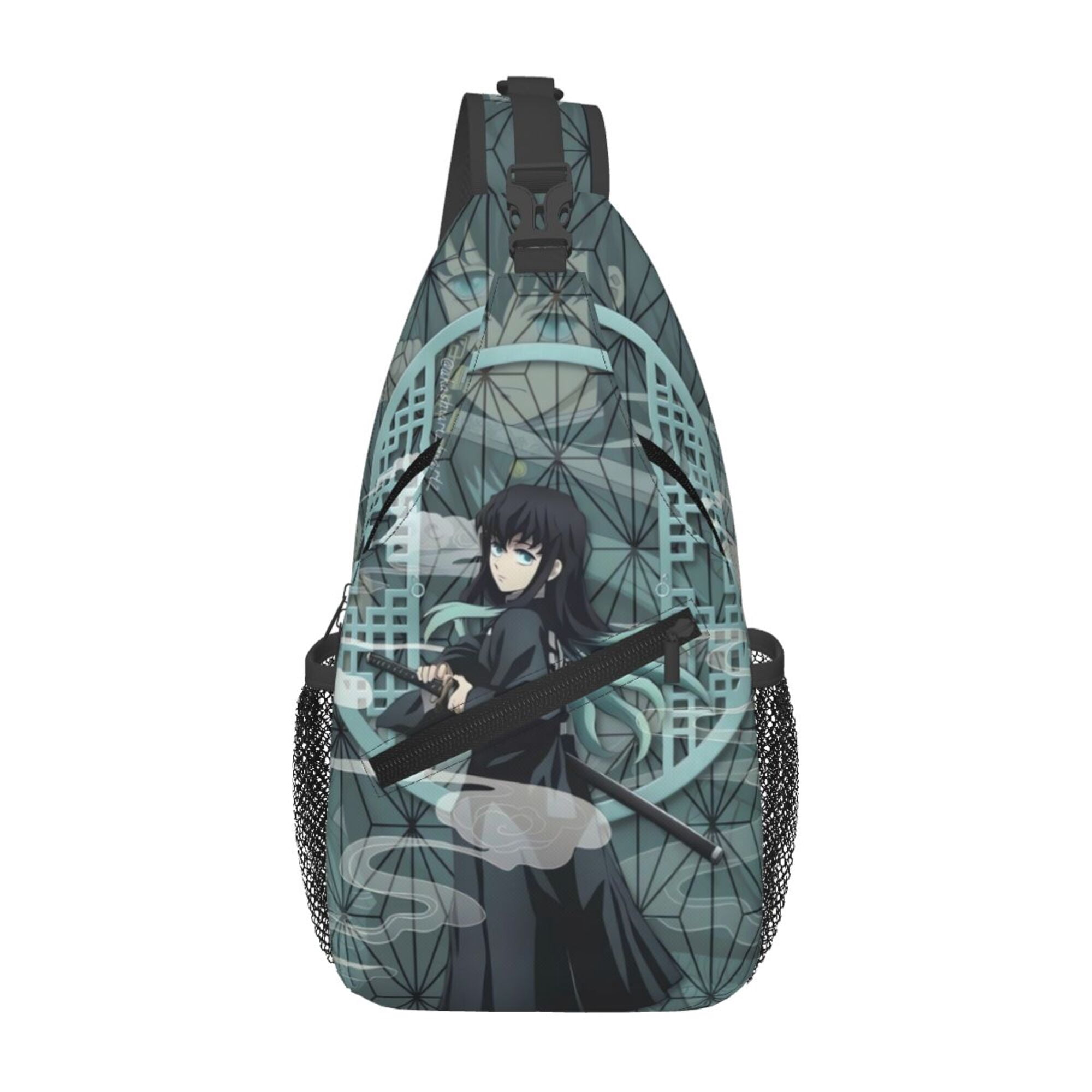 Muichiro Tokito Sling Bag Crossbody Sling Backpack Chest Bag Daypack ...