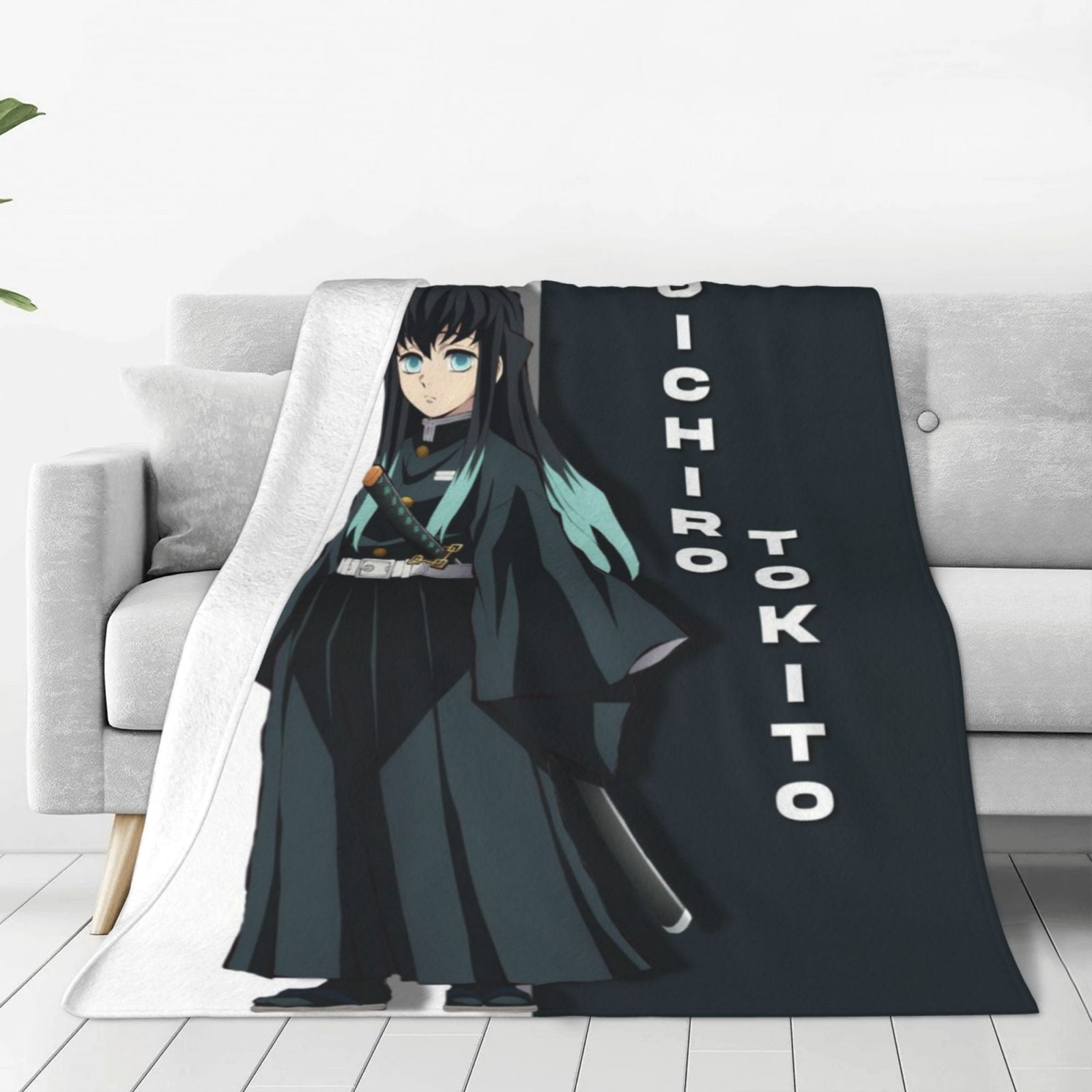 Muichiro Tokito Throw Blanket Couch Bed Sofa Soft Lightweight Warm Cozy ...