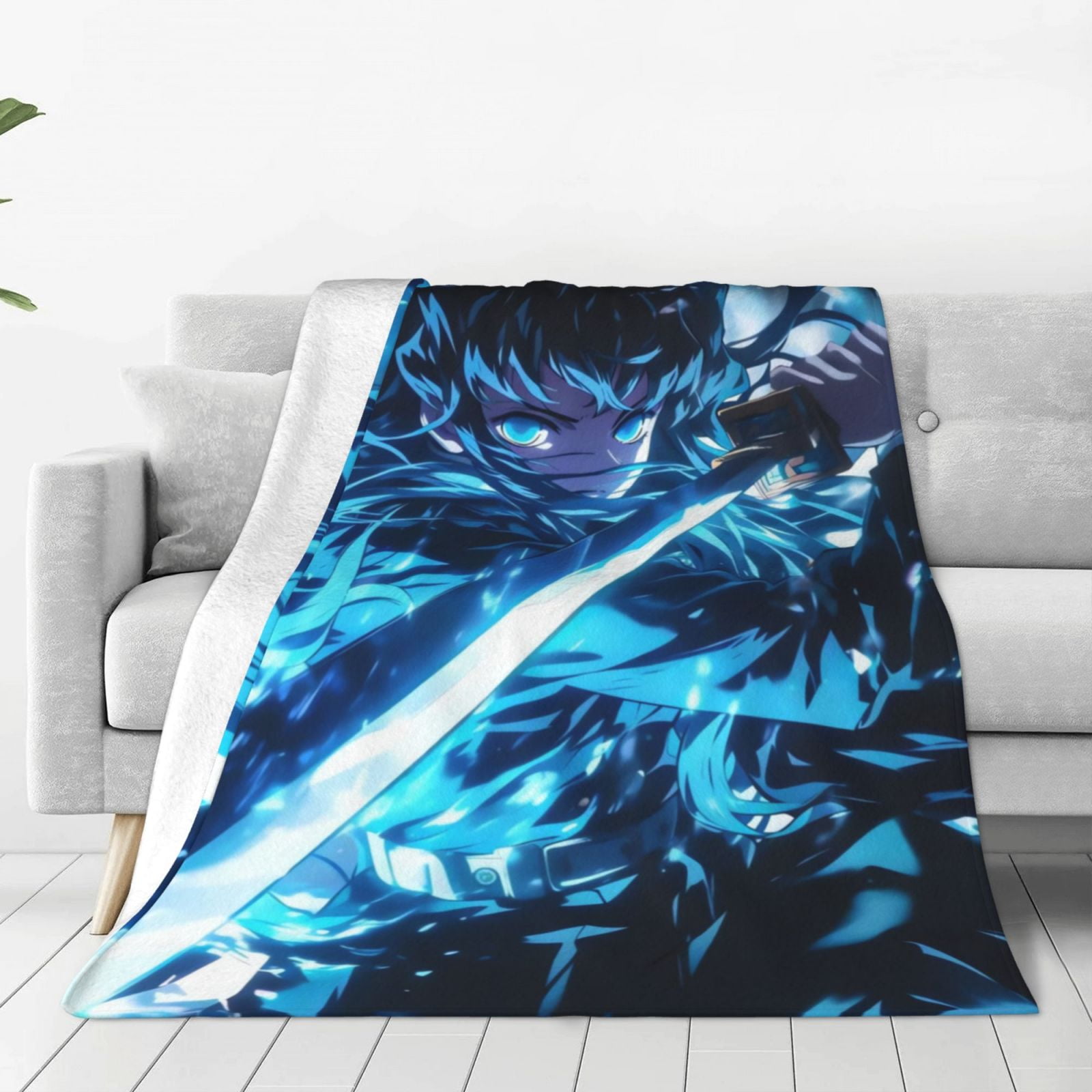 Muichiro Tokito Throw Blanket Couch Bed Sofa Soft Lightweight Warm Cozy ...