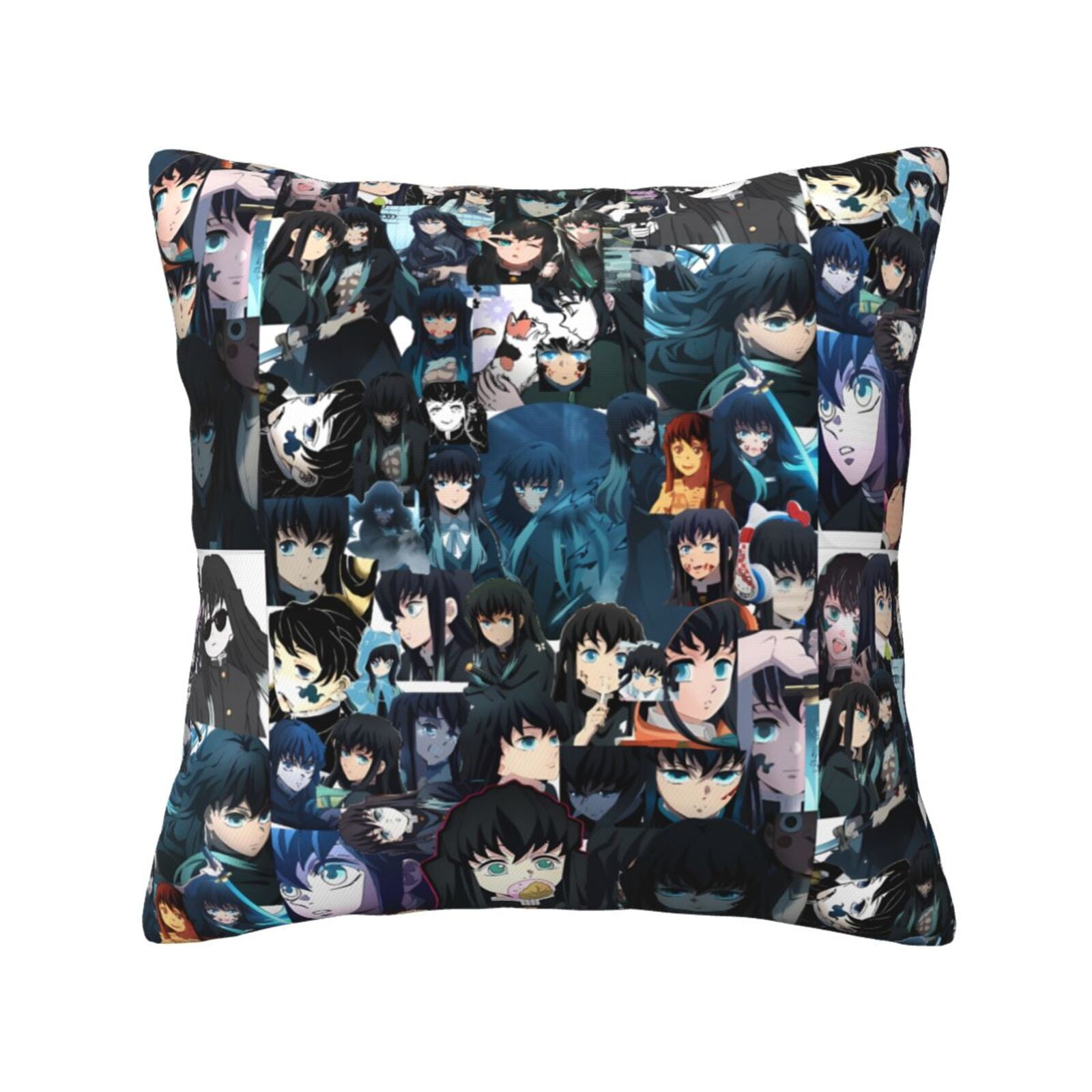 Muichiro Tokito Throw Pillow Covers Cases Cushion Cover Decorative ...