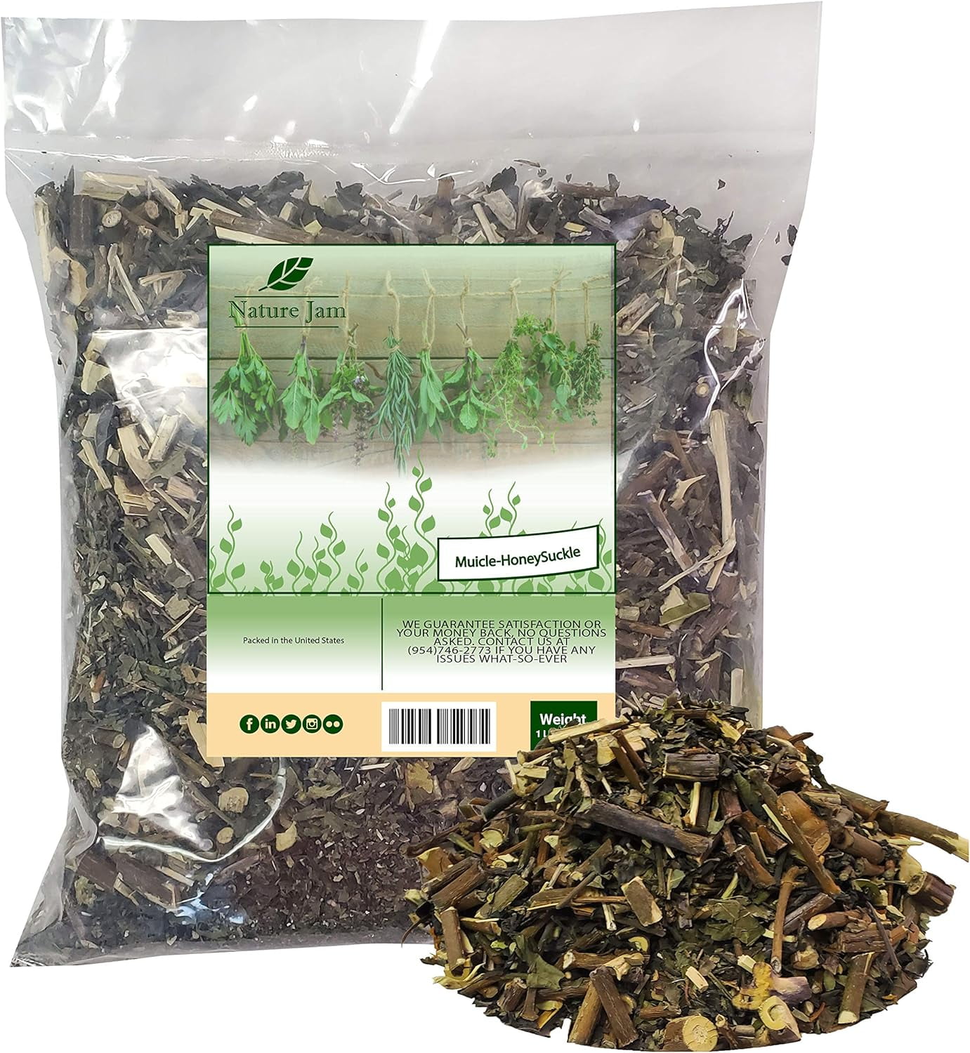 Muicle-Honeysuckle Herbs 1 Pound OR 16 Ounces-Mexican - Walmart.com
