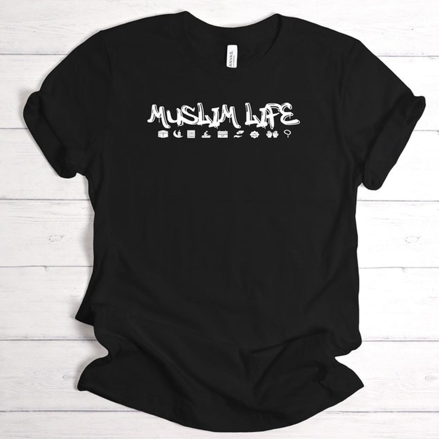 Muim L1ife Font Graphic T-S1Hirt, Iamic gift, Iamic faS1Hion, Religious ...