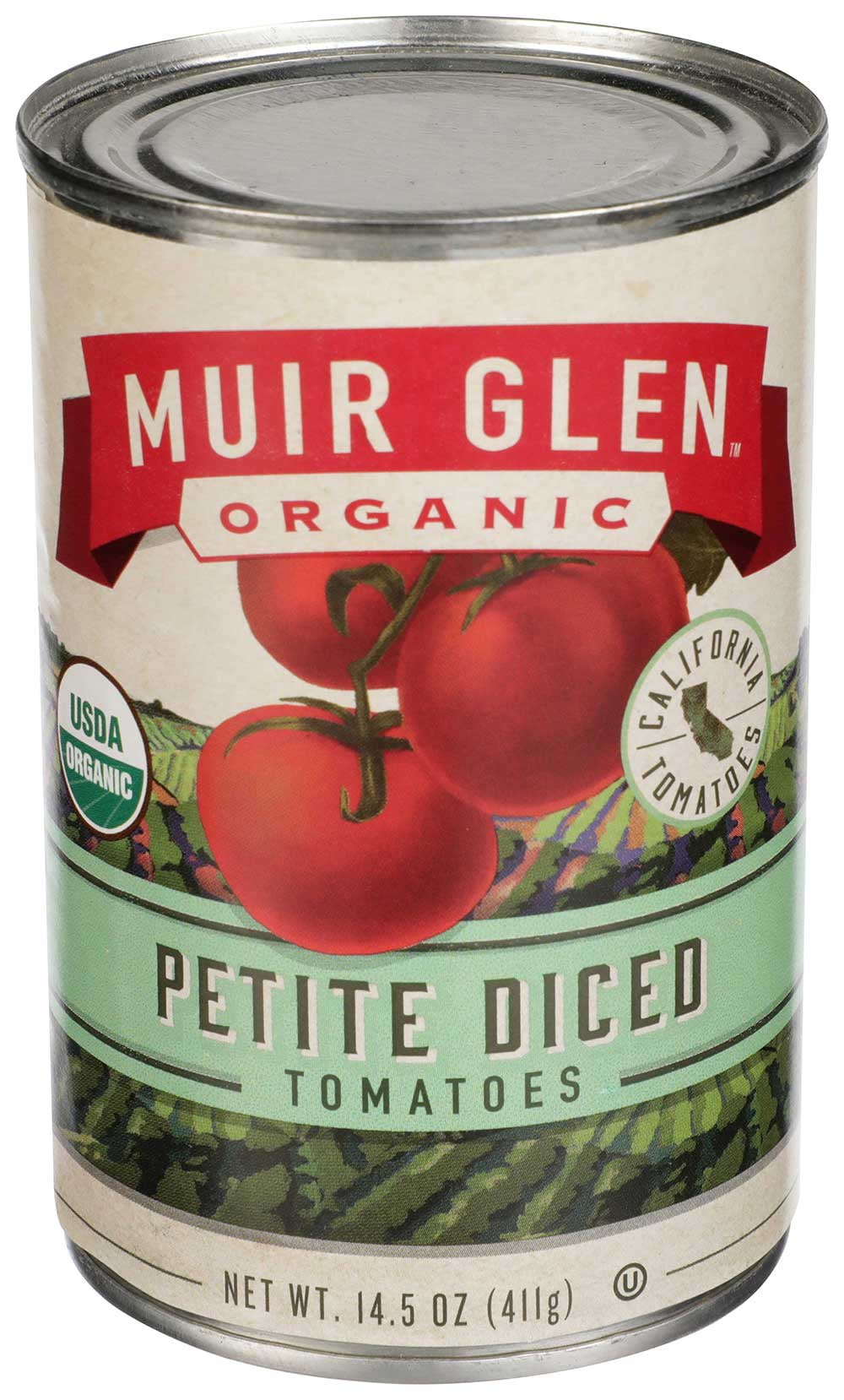 Muir Glen Diced Petite Tomatoes 14.5 oz (Pack of 12) - Walmart.com