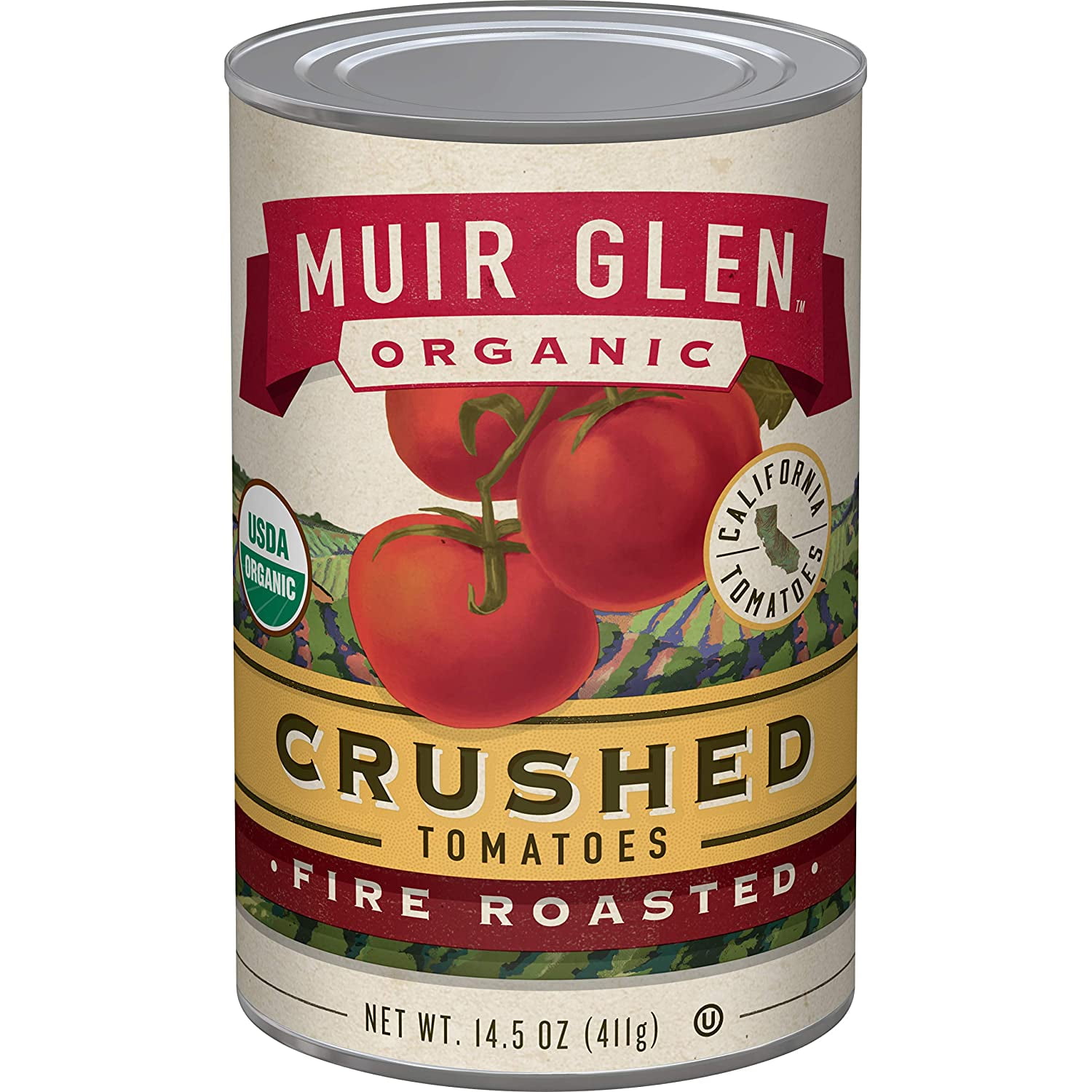 Muir Glen Organic Crushed Tomatoes Fire Roasted 14.5 oz Pack of 2 ...