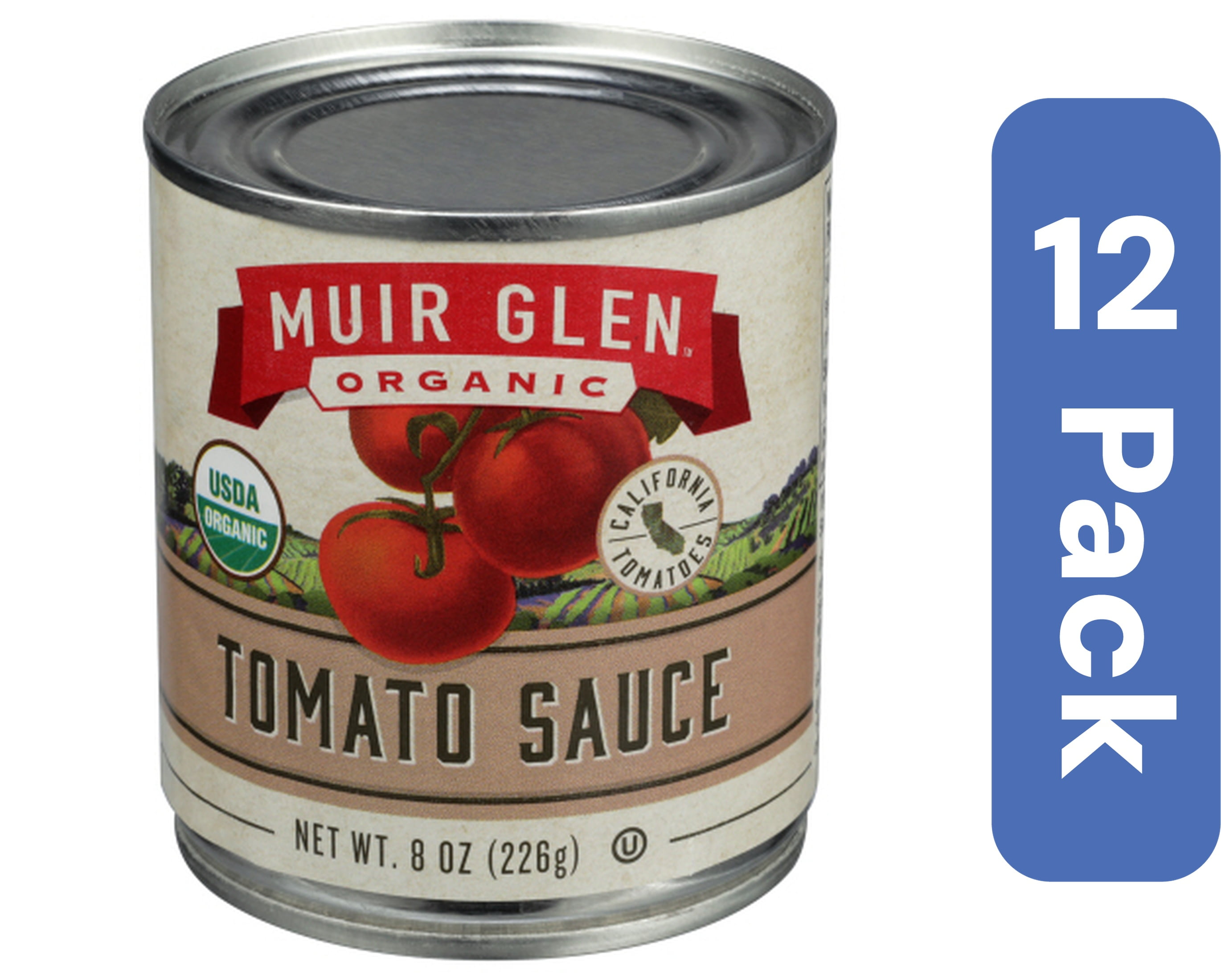 Muir Glen Tomato Sauce 8 oz (Pack Of 12) - Walmart.com