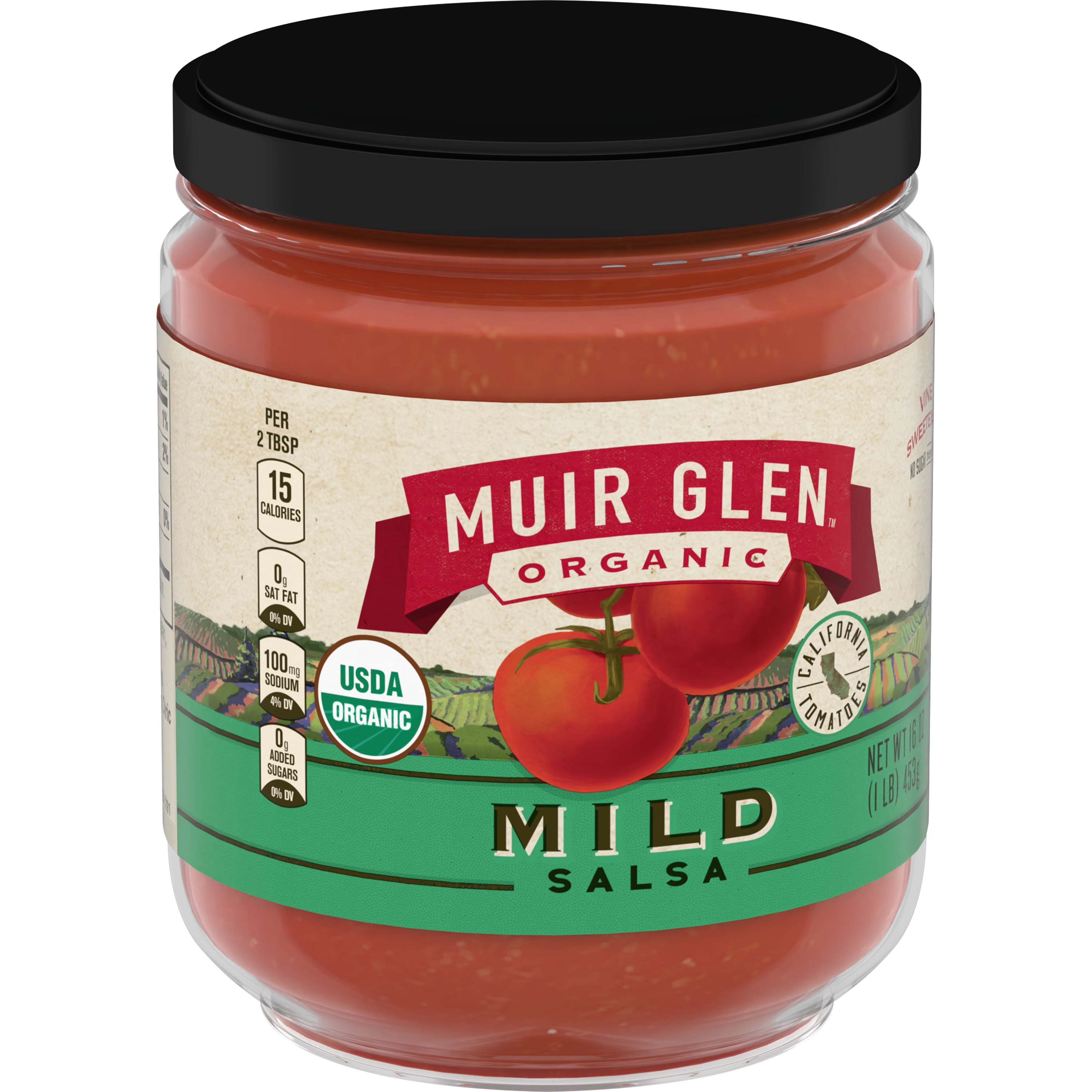 Muir Glen USDA Certified Organic Mild Salsa, 16 ounces - Walmart.com