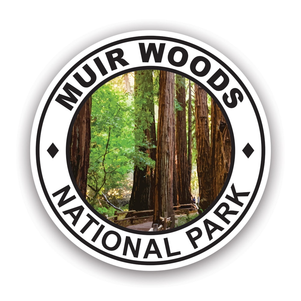 Muir Woods National Park Sticker Decal - Self Adhesive Vinyl ...