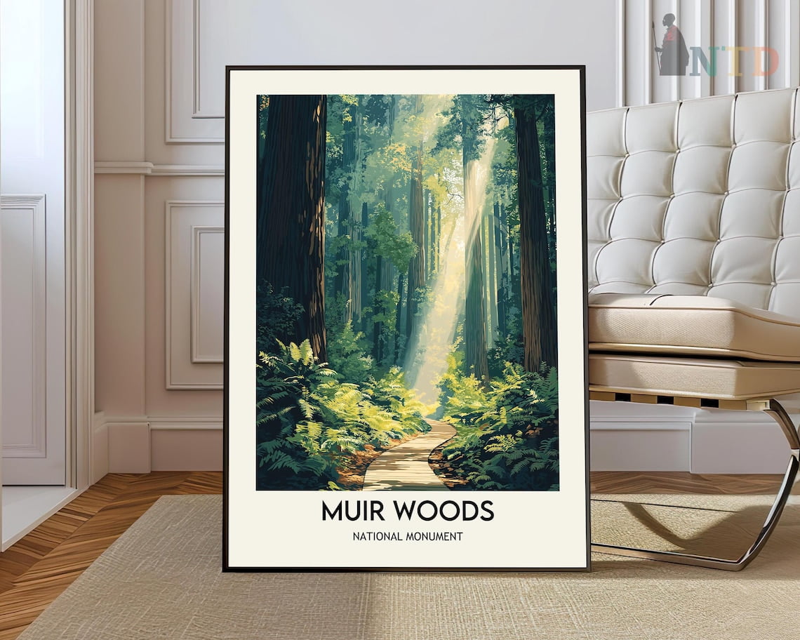 Muir Woods Print, Muir Woodsmuir Woods Poster, Muir Woods Photo, Muir ...