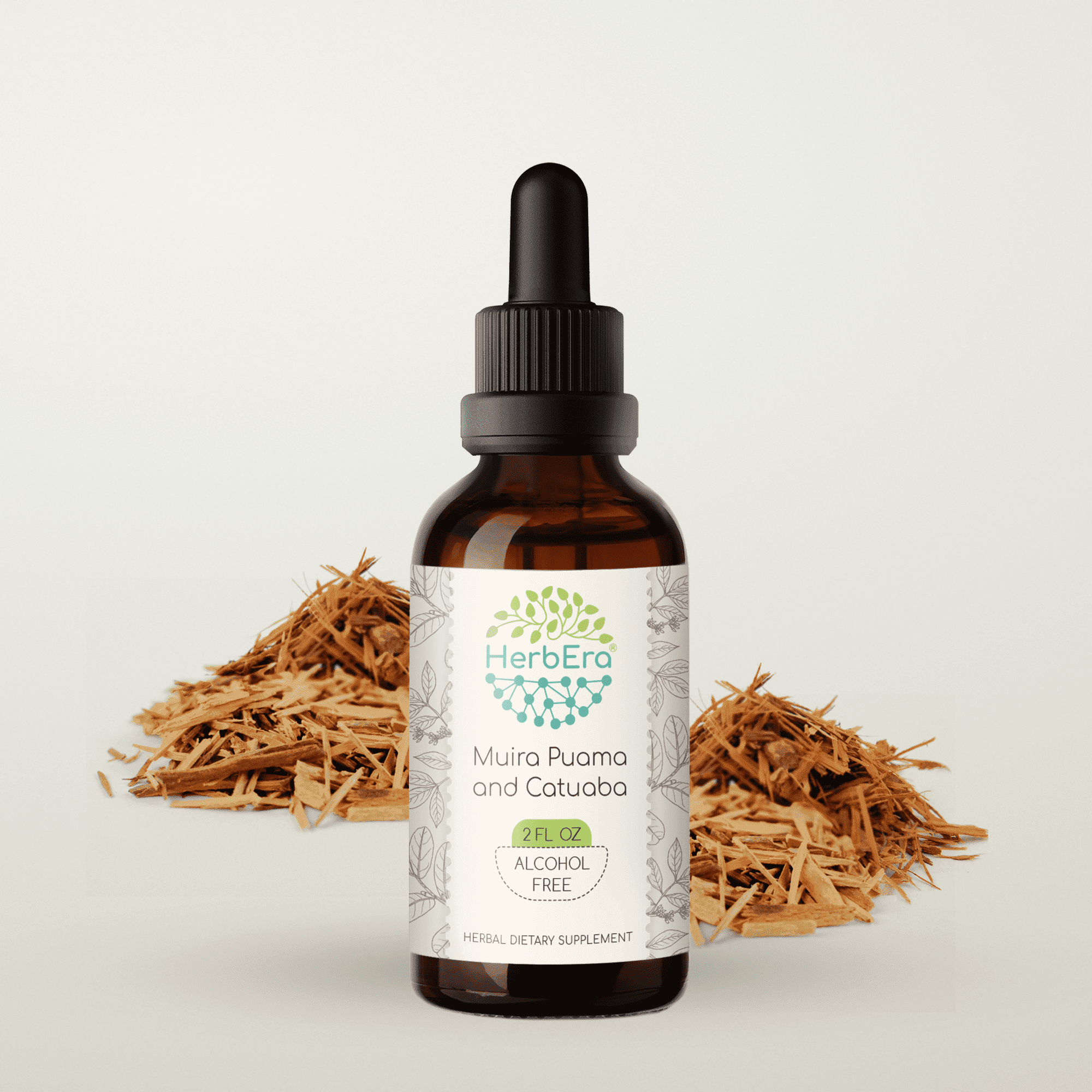 HerbEra Muira Puama and Catuaba Tincture, Herbal Dietary Supplement for ...