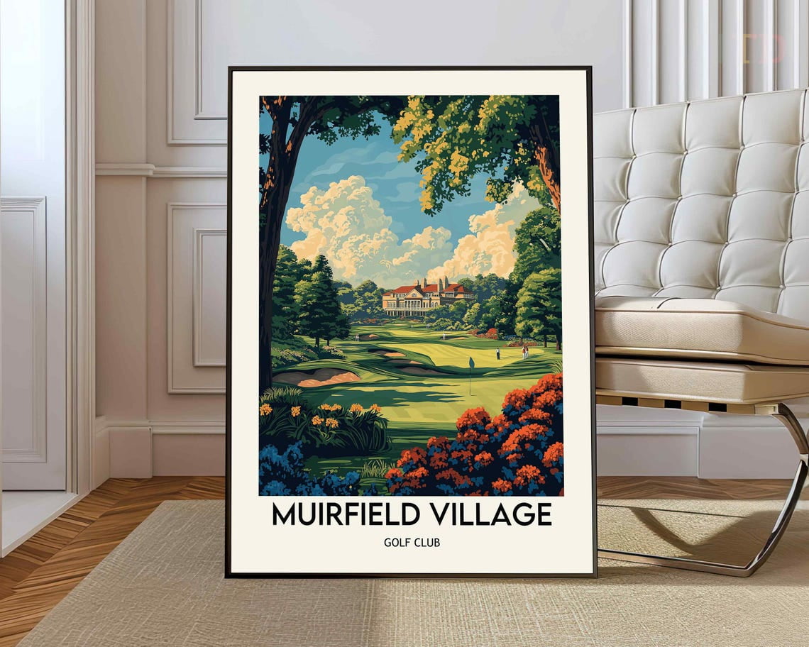 Muirfield Village Poster, Muirfield Villagemuirfield Village Print ...