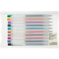 Muji Clear Ballpoint Gel Pen 0.5mm [10 colors SET] retractable ...